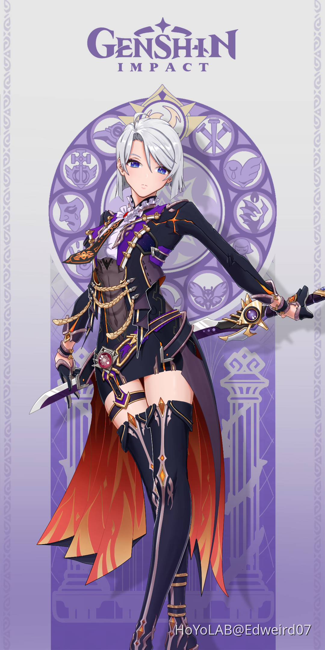 KIRA - Fatui Agent OC FanArt#2 Genshin Impact | HoYoLAB