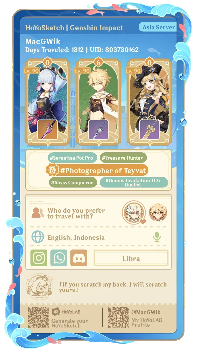 Well. Hello there Genshin Impact | HoYoLAB