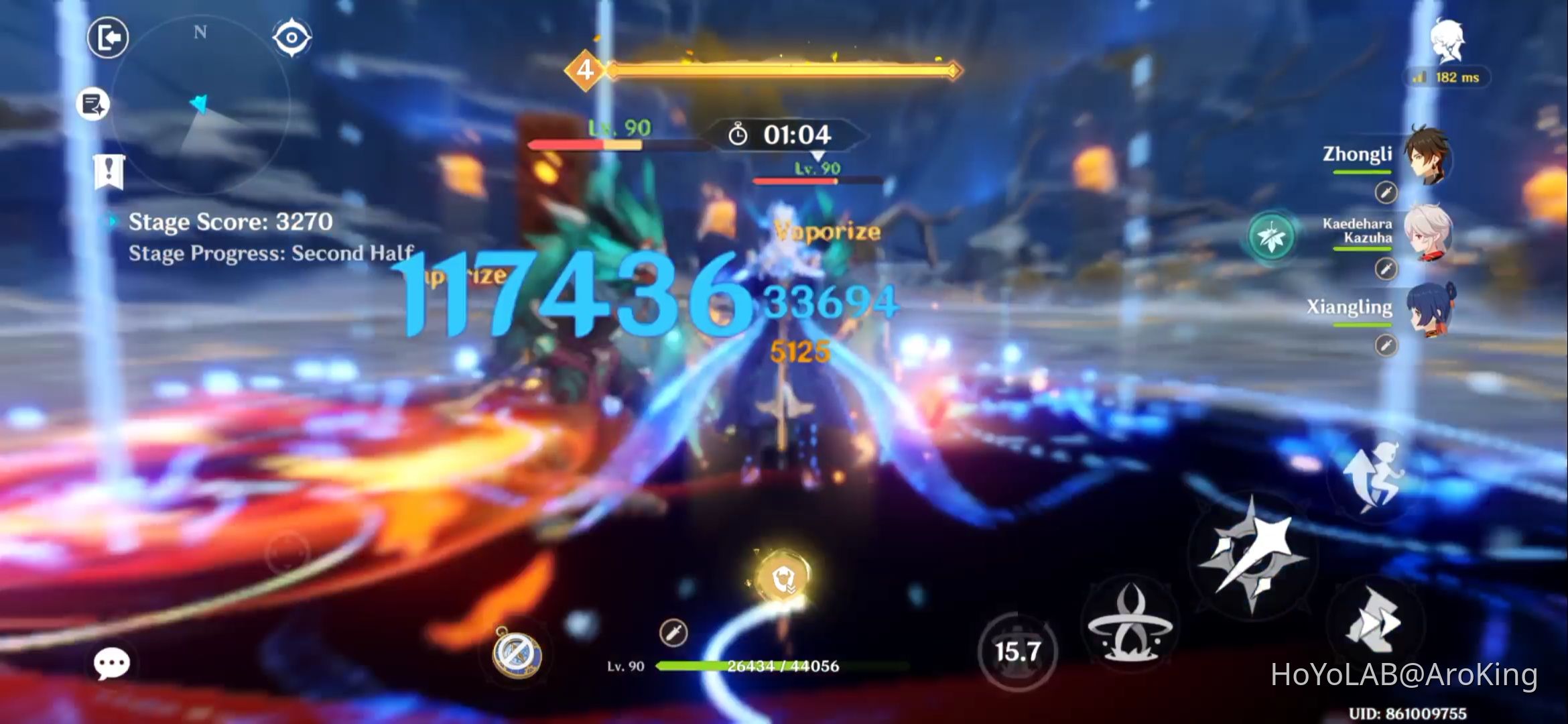 C0 and R5 Amber finally reached 100k Genshin Impact | HoYoLAB