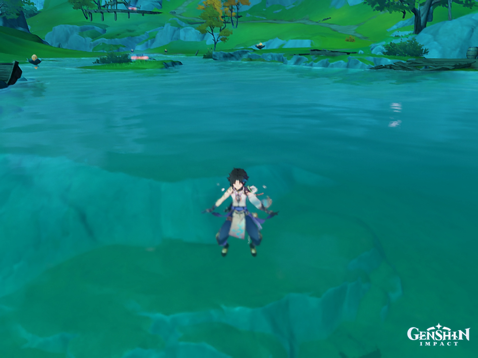 Xiao’s daily underwater squats Genshin Impact | HoYoLAB