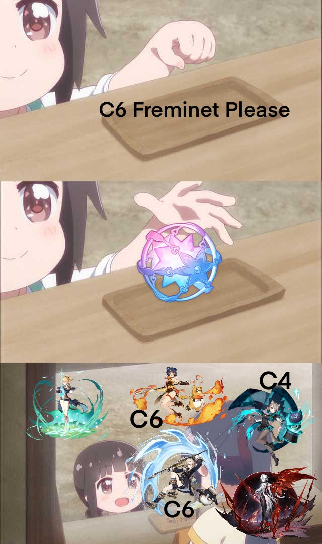 How My Freminet Pulls Went Genshin Impact | HoYoLAB