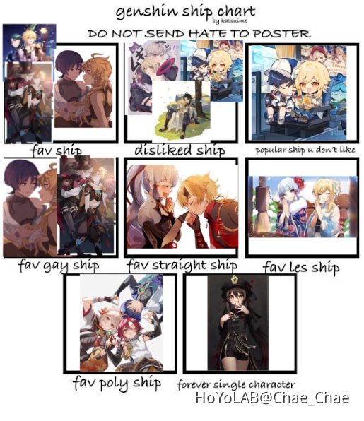 My Genshin ships Genshin Impact | HoYoLAB