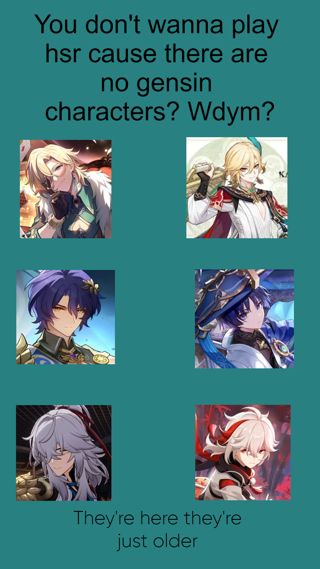There are Genshin character in Hsr Honkai: Star Rail | HoYoLAB