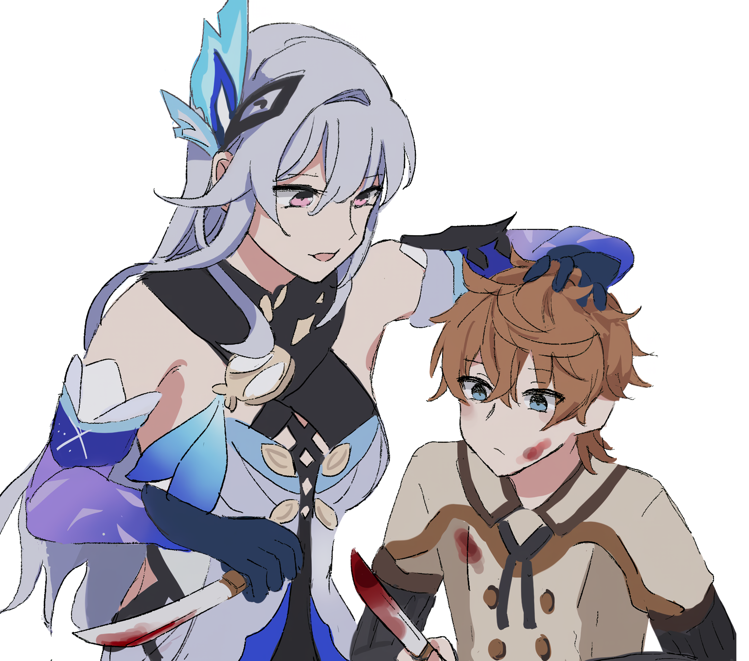 Skirk Teaches Young Childe Genshin Impact | HoYoLAB