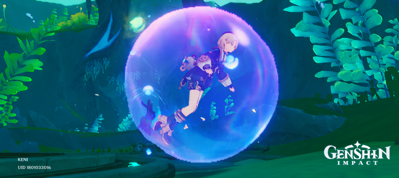 Fremmy in a bubble Genshin Impact | HoYoLAB