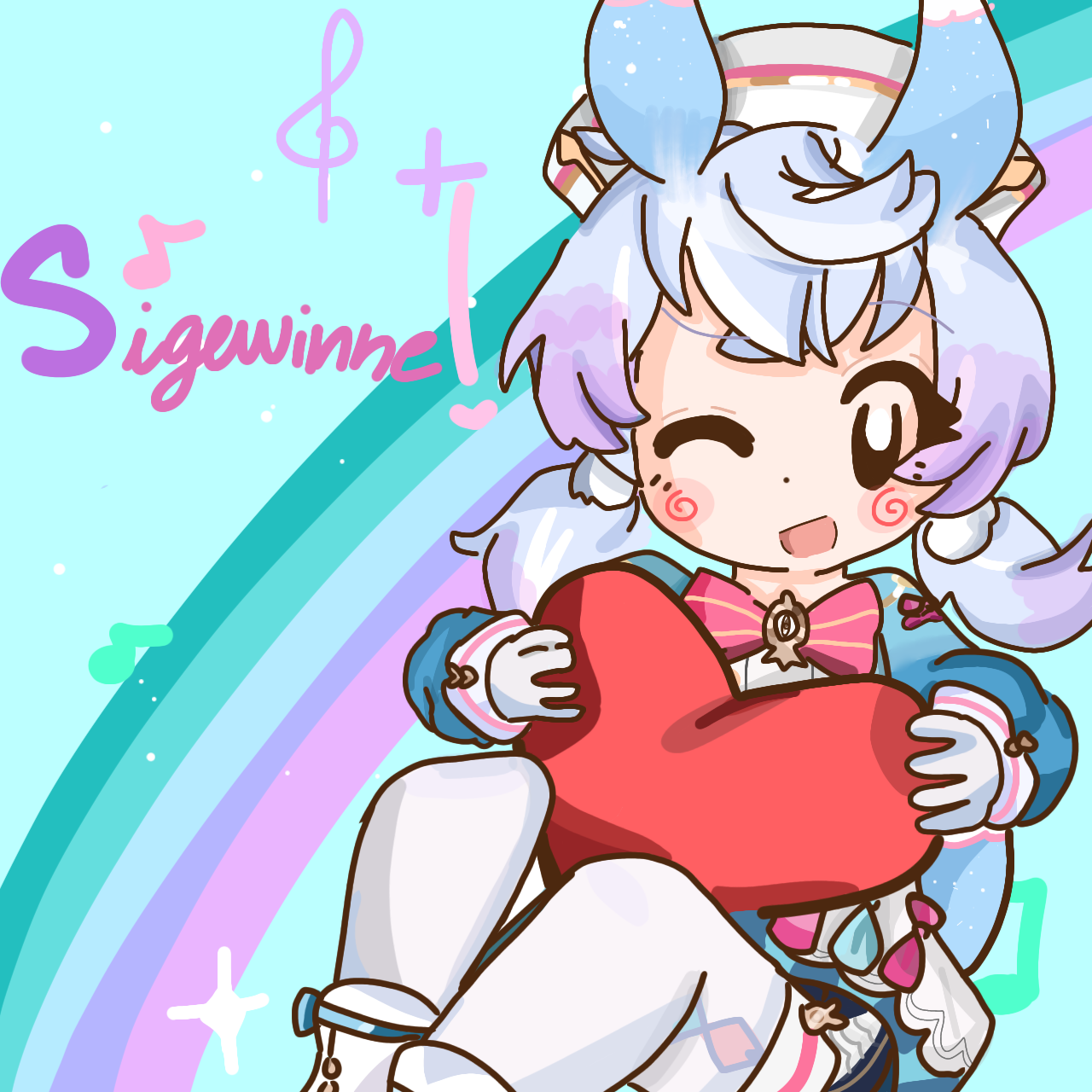 Petit dessin de Sigewinne Genshin Impact | HoYoLAB
