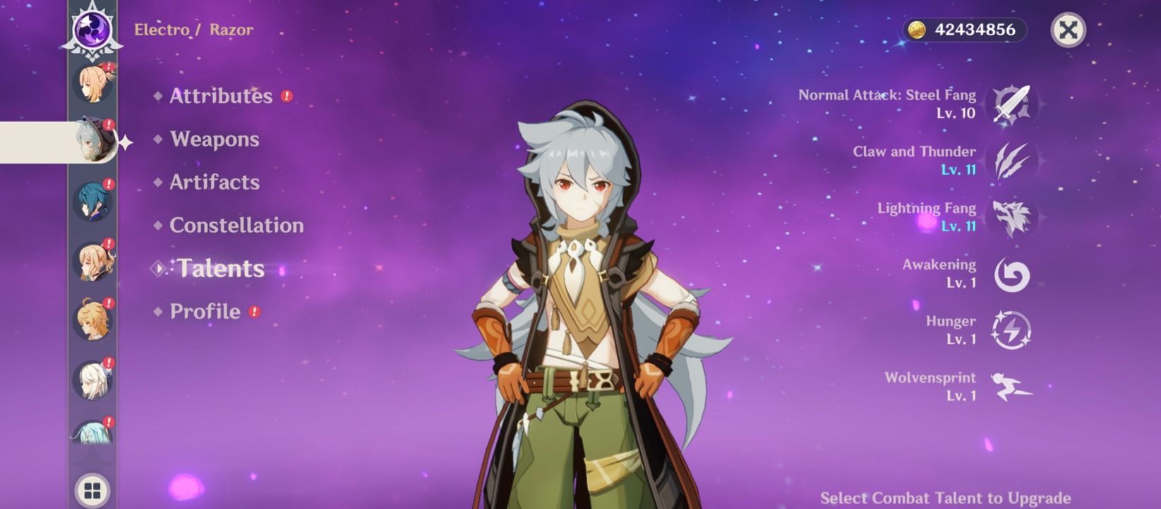 The first character I crowned vs the first character I triple crowned ...