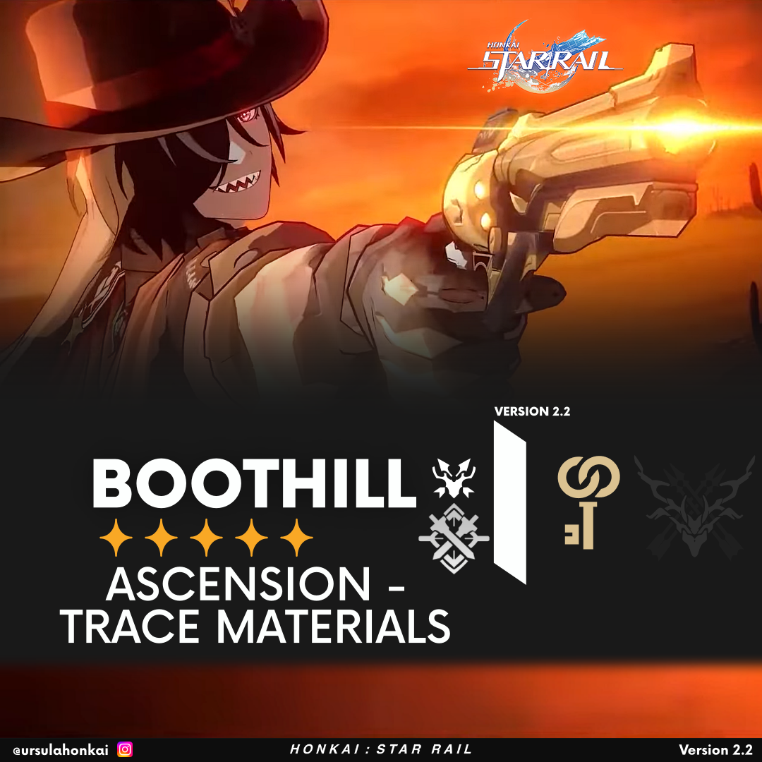 [Version 2.2] Boothill Ascension & Trace Materials Guide Honkai: Star Rail | HoYoLAB