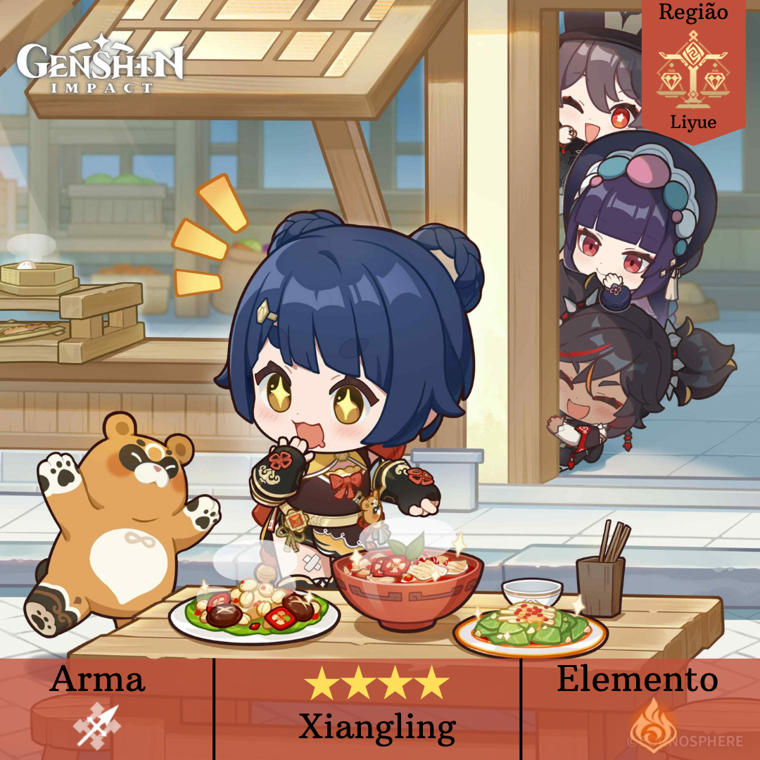 Xiangling Build/Guia | 4.6 Genshin Impact | HoYoLAB