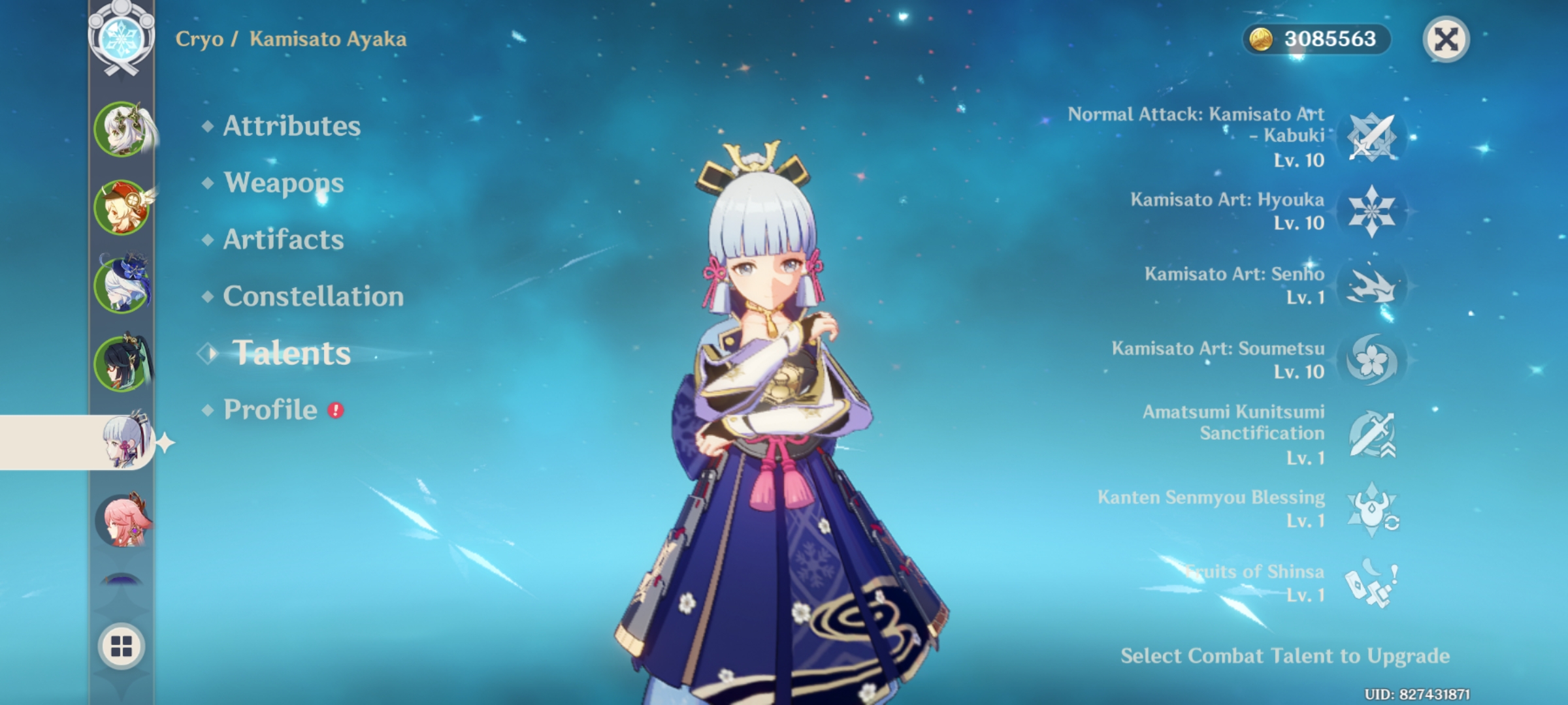 Tripled crowned all the 5 star Inazuma waifus 🥰 (Except for Chiori she ...