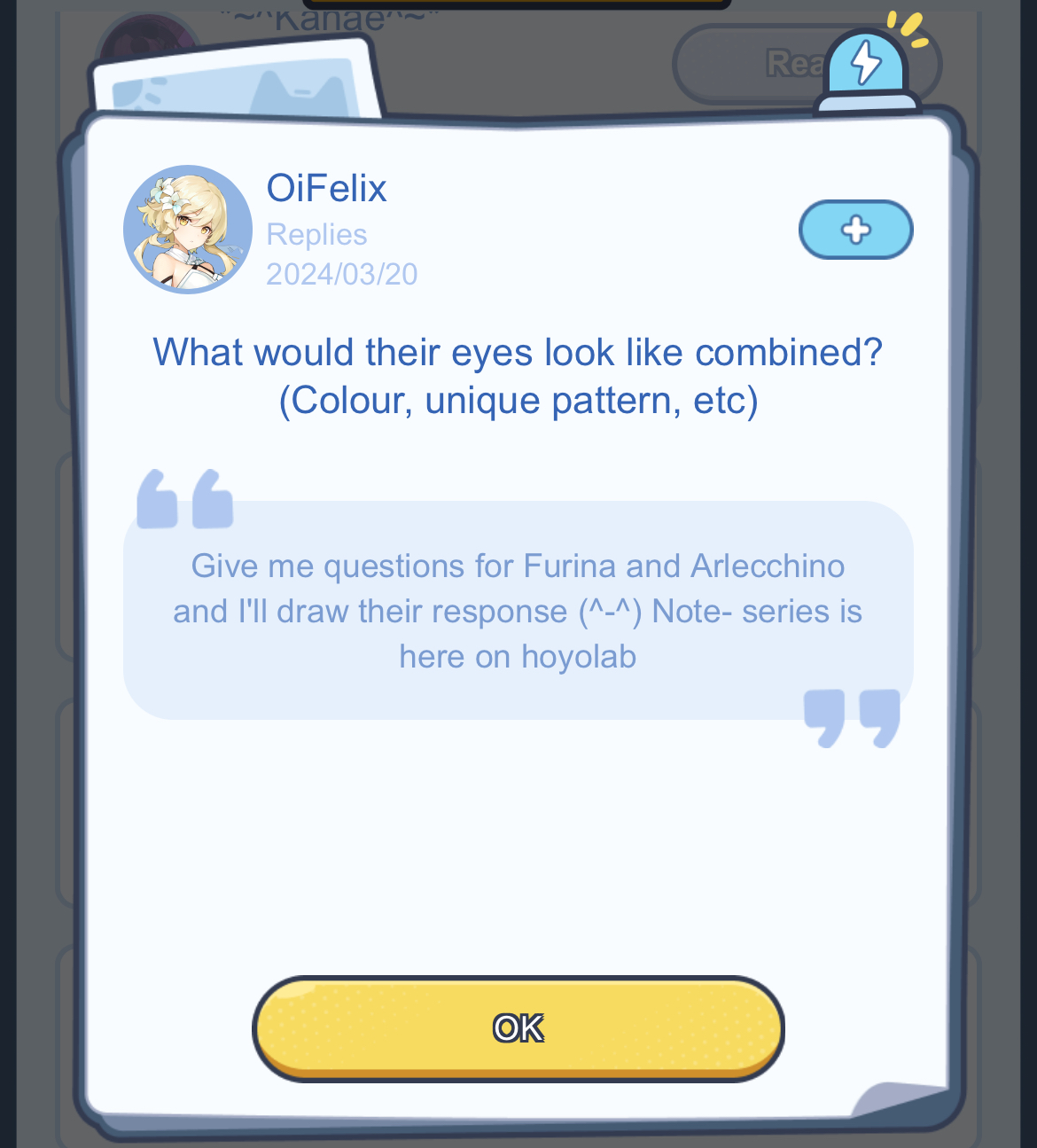 Ask Furina and Arle 10 - Enjoy, A healthy dose of *prolonging eye ...