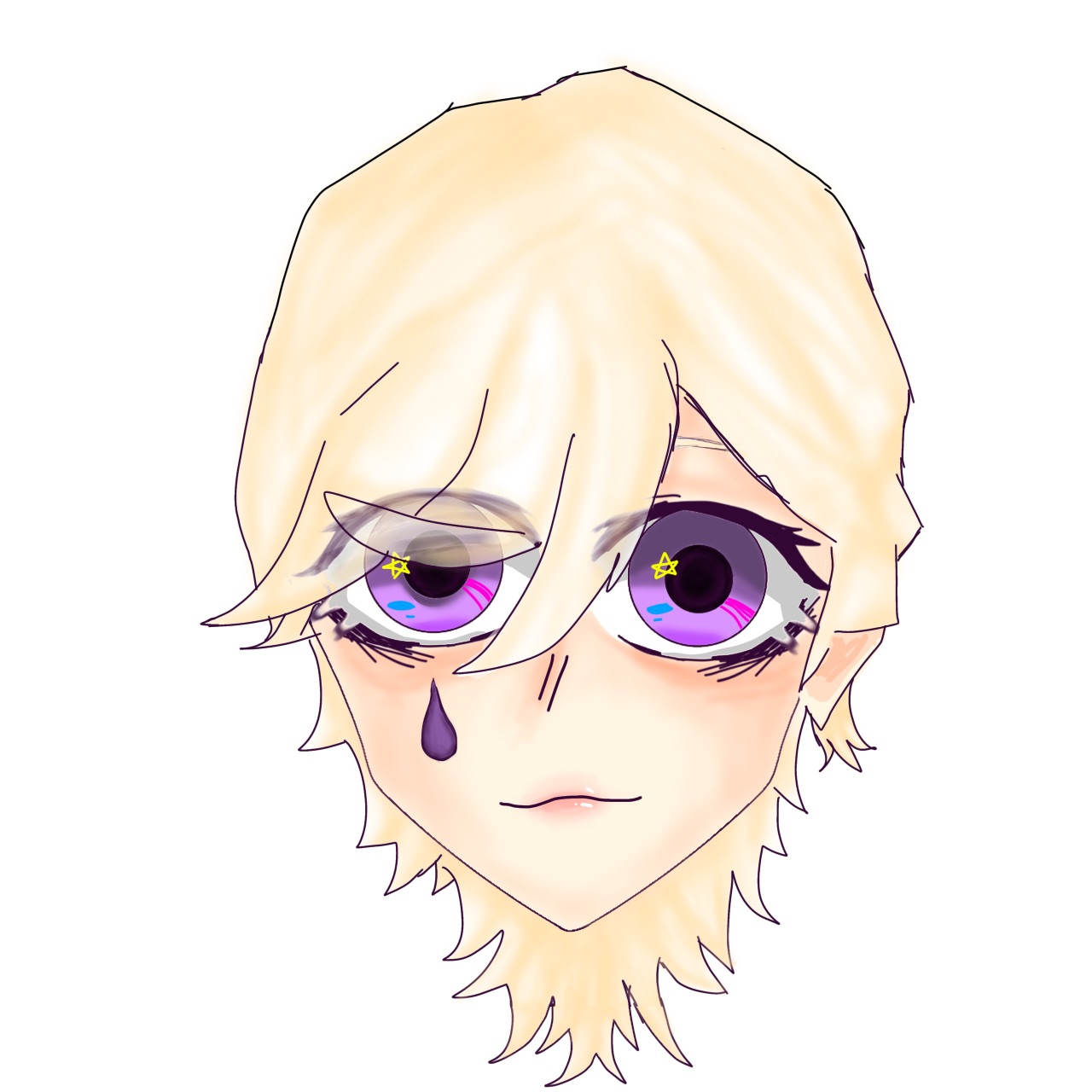 Lyney (just the head because I was bored and I like it) Genshin Impact ...