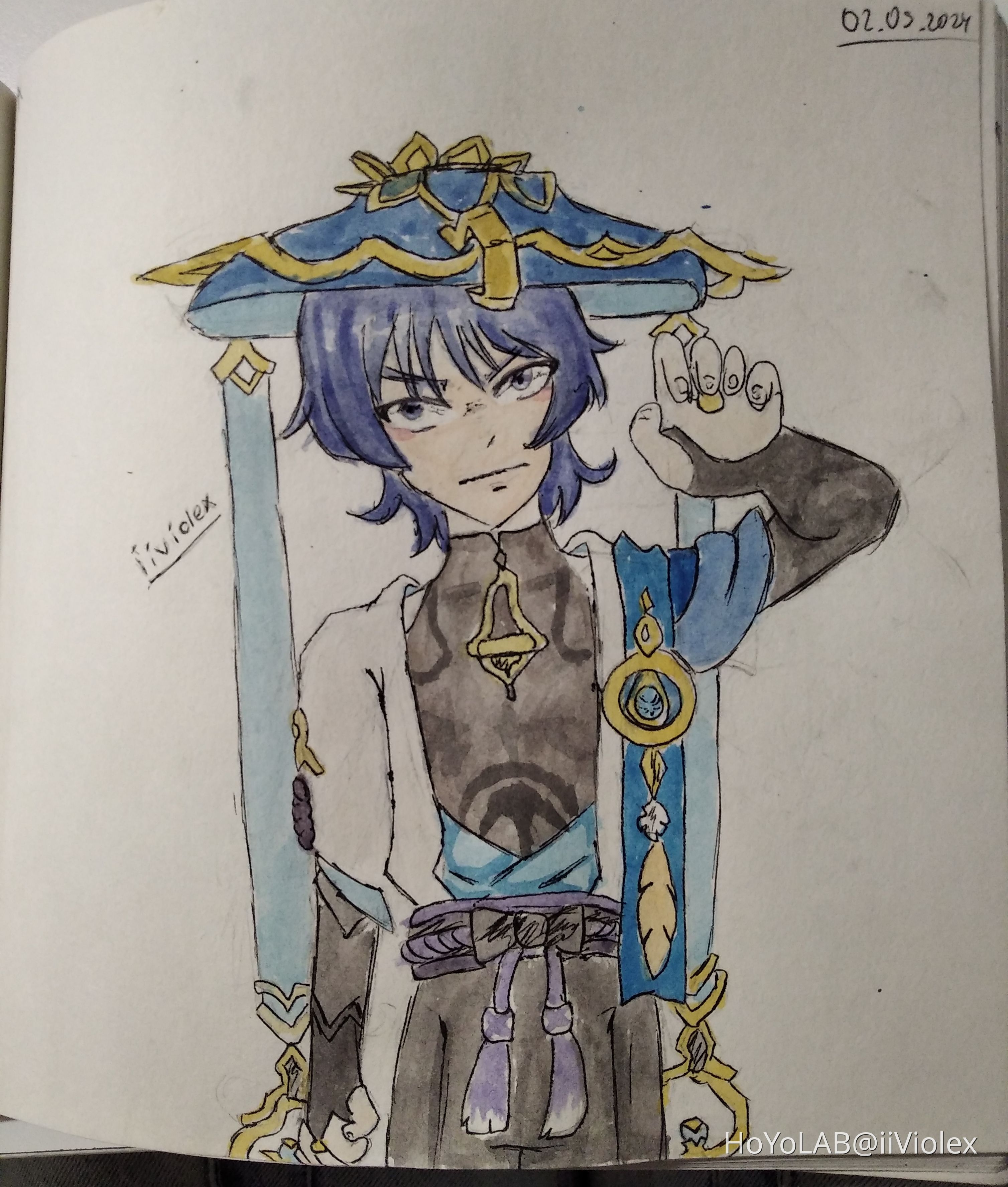 Wanderer/Scaramouche Fan Art! Genshin Impact | HoYoLAB