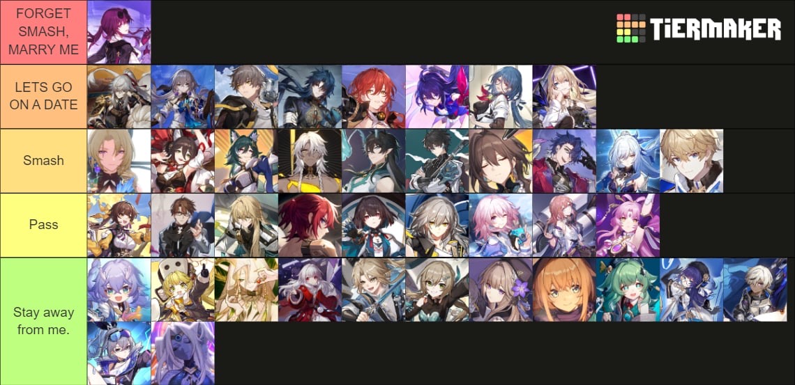 Smash or pass Honkai: Star Rail | HoYoLAB