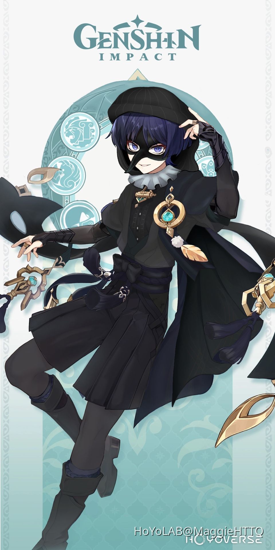 Scaramouche but in a Scaramouche outfit Genshin Impact | HoYoLAB