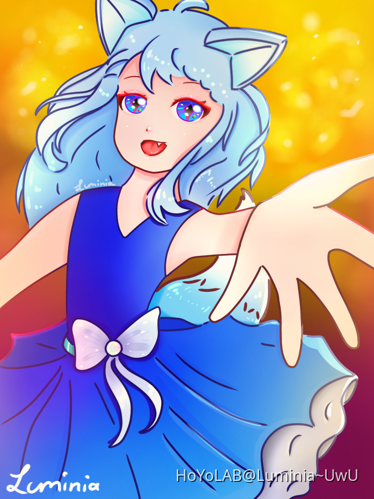 My OC Lumi for a project | HoYoLAB