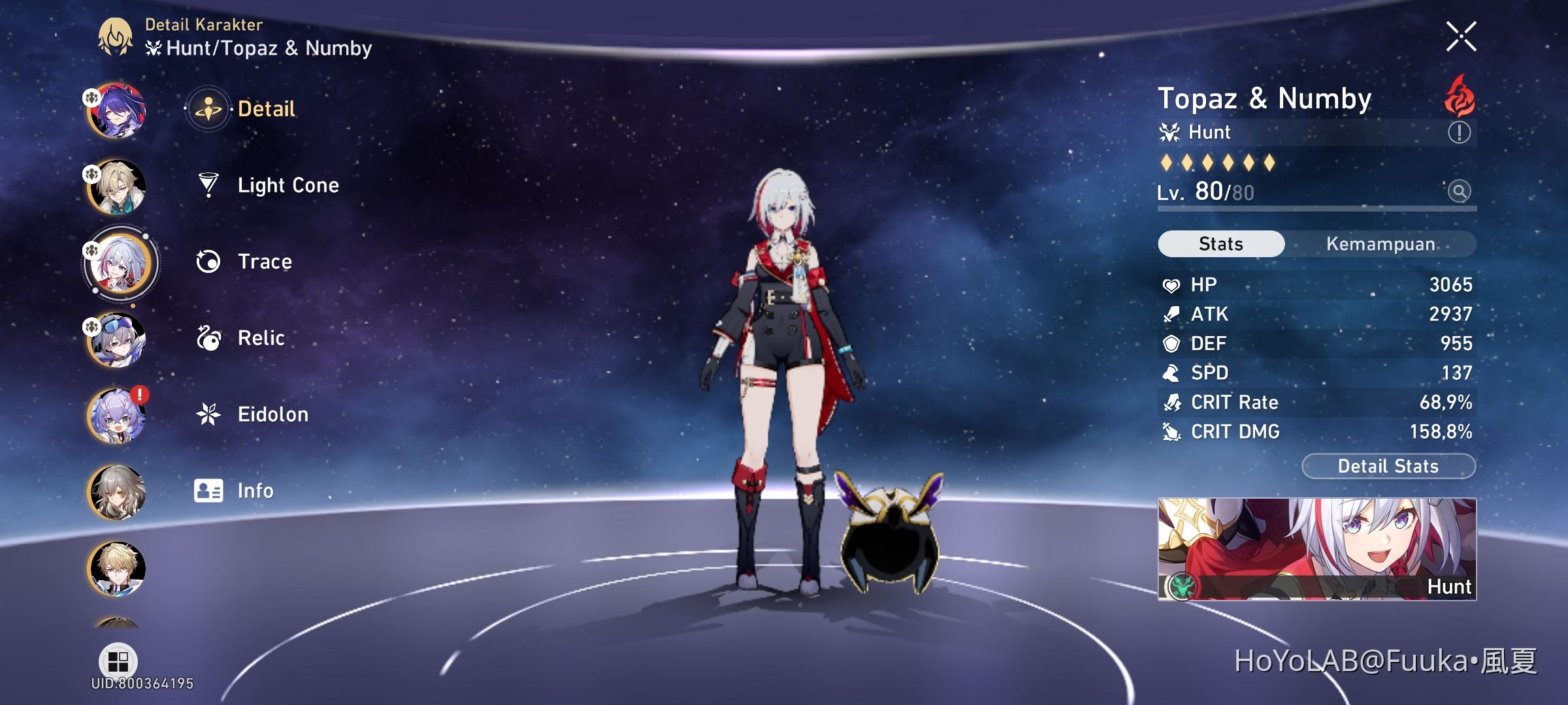 Build Topaz on Progress Honkai: Star Rail | HoYoLAB