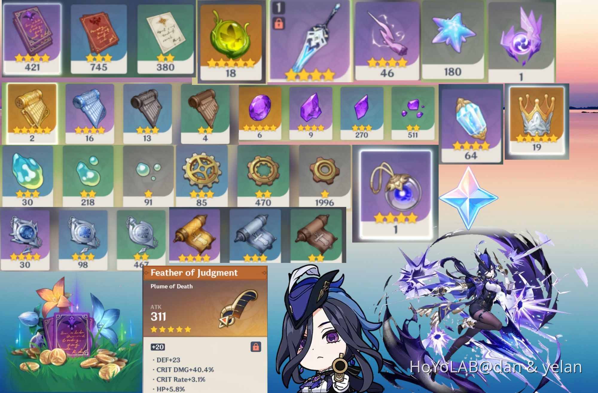 clorinde pre-farm Genshin Impact | HoYoLAB