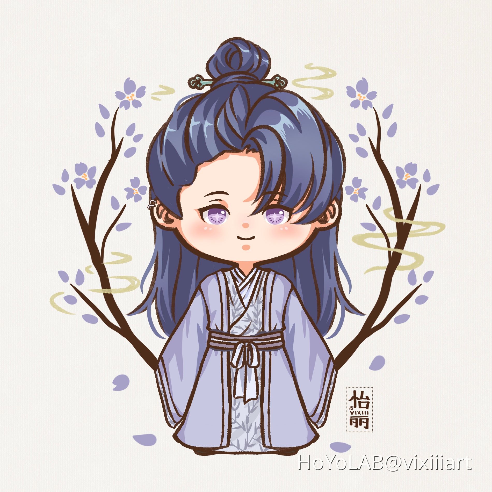 Zhejiang Marius Nomnom Chibi Tears of Themis | HoYoLAB