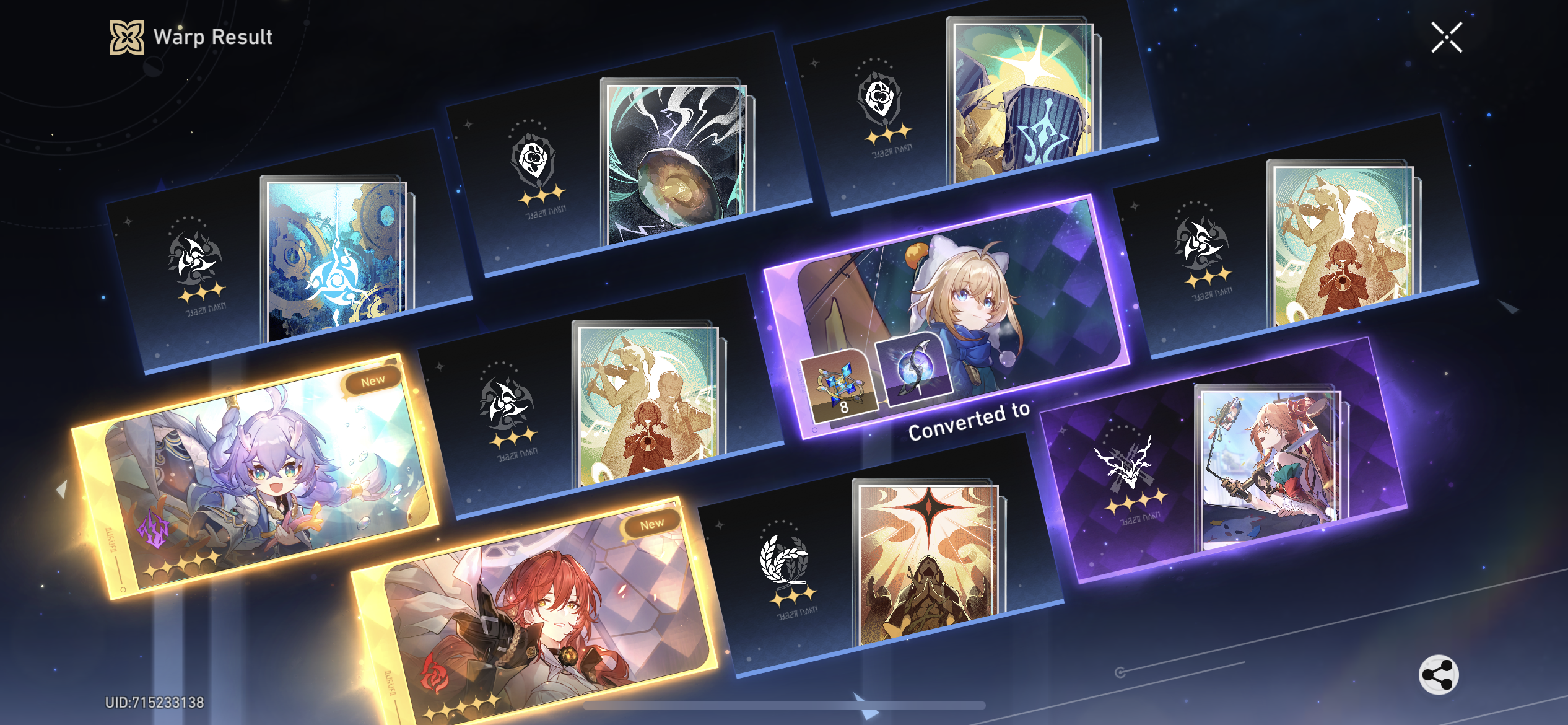 my first pulls on hsr… Honkai: Star Rail | HoYoLAB
