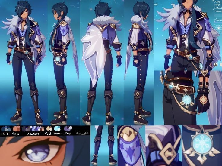 Kaeya's Design Genshin Impact | HoYoLAB