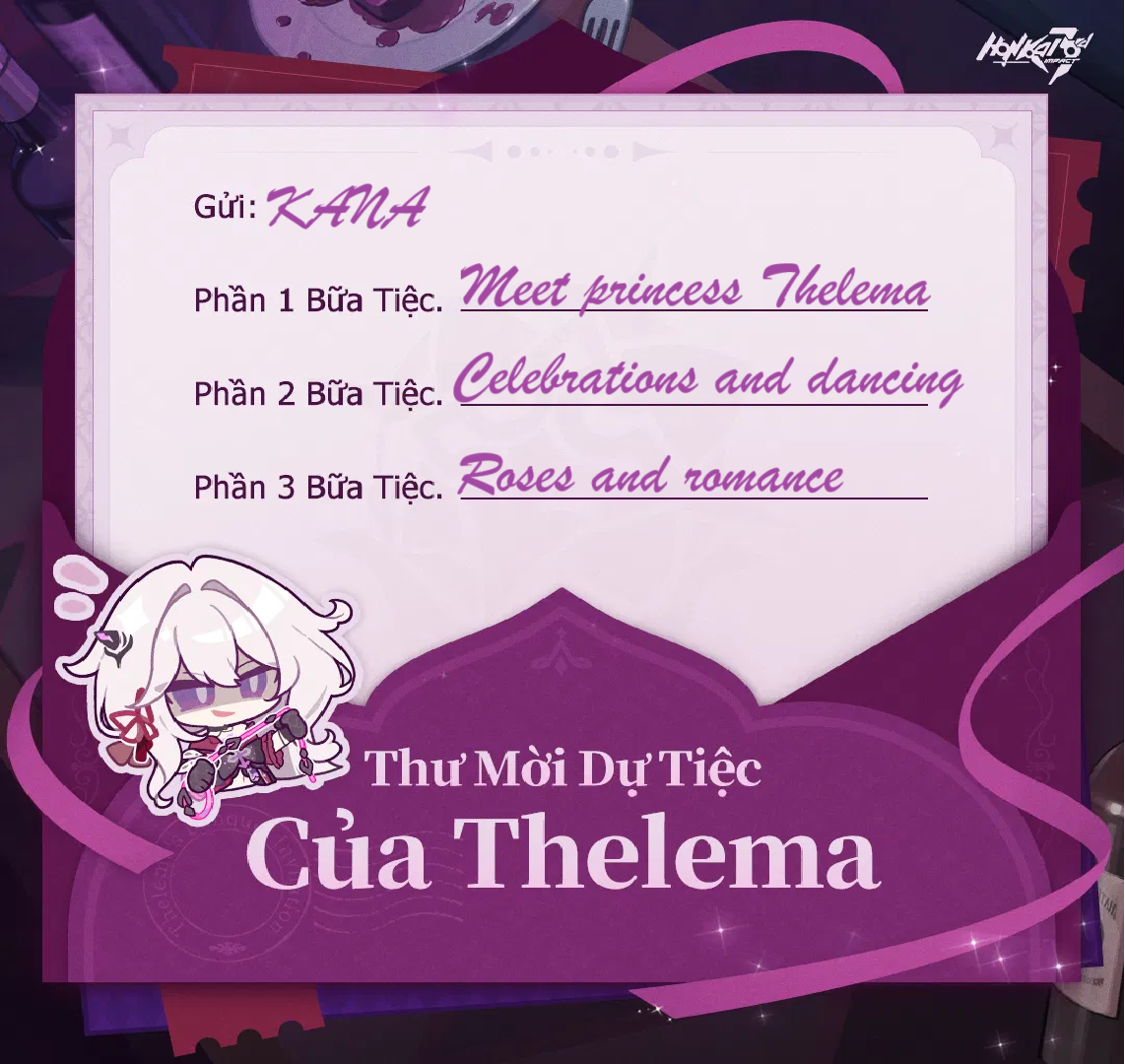 Thư mời dự tiệc của Thelema Honkai Impact 3rd | HoYoLAB