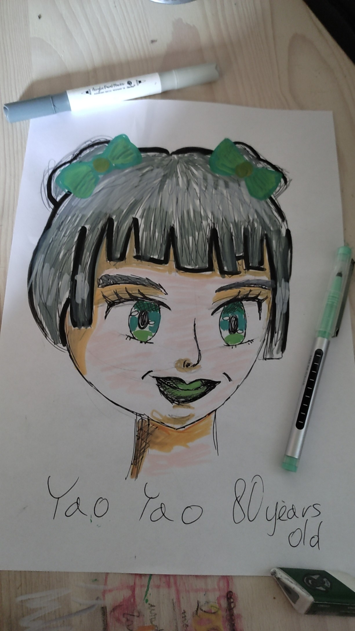 I drew Yao Yao when she will be eighty! Genshin Impact | HoYoLAB