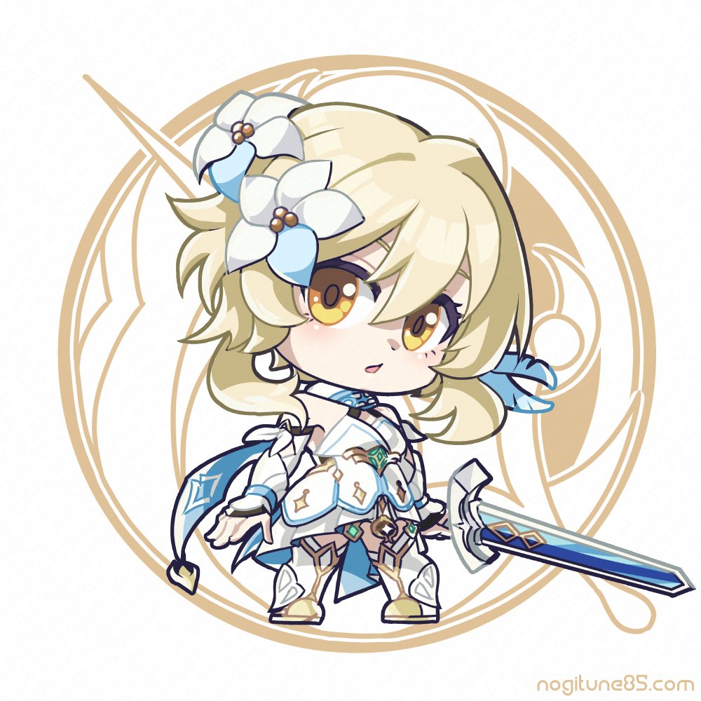 Chibi Lumine Splash Fanart (@nogitune85) Genshin Impact | HoYoLAB