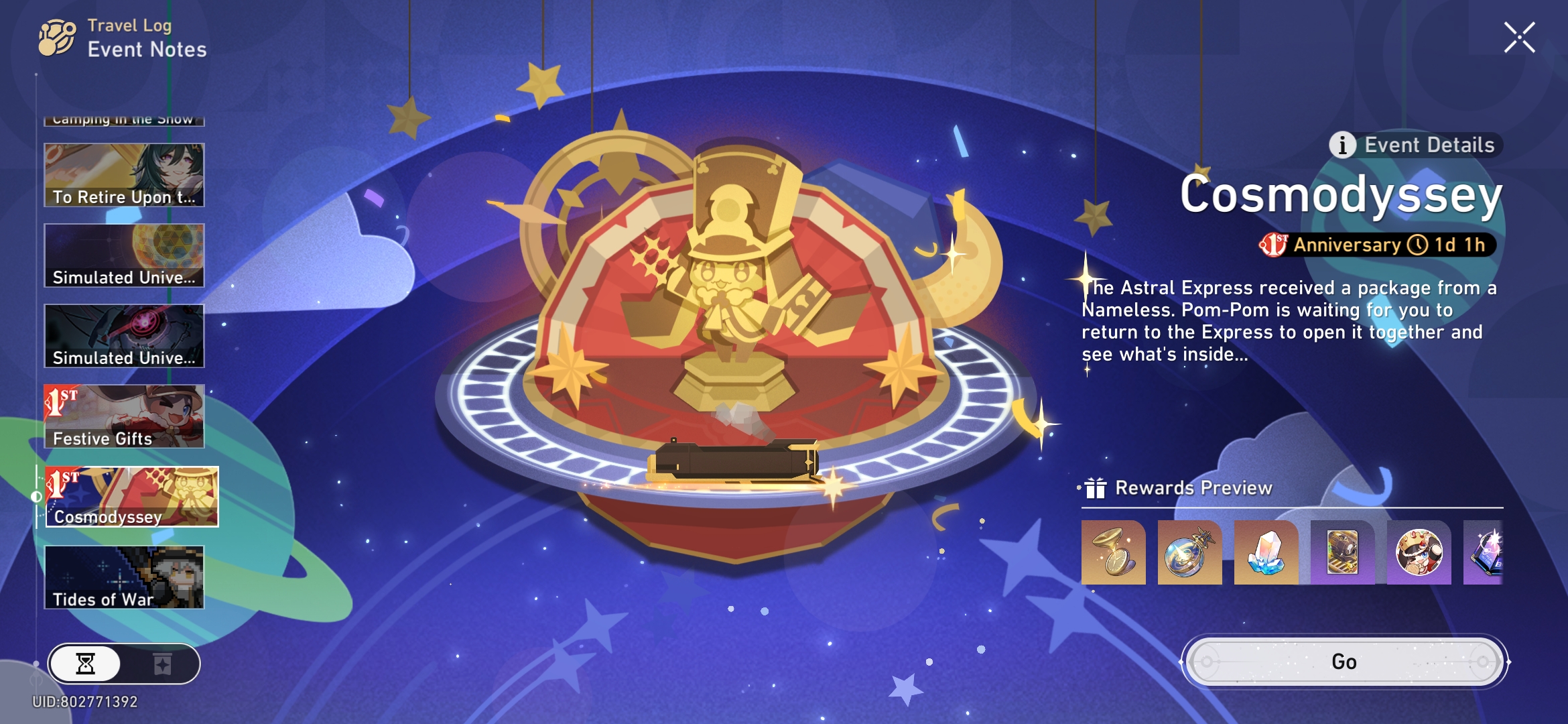 Cosmodyssey (Anniversary) 💫 Honkai: Star Rail | HoYoLAB