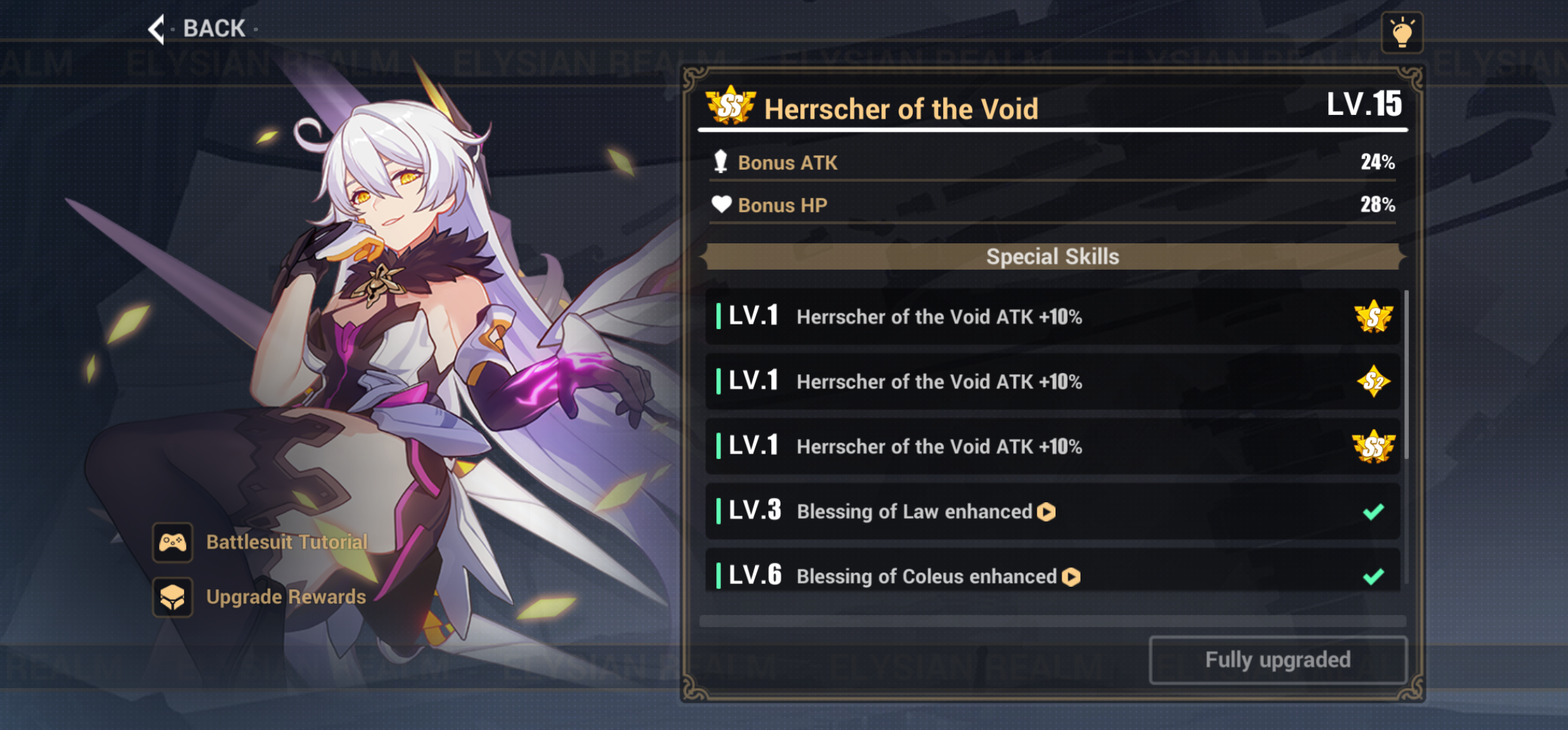 Elysian Realm Character Guide (Herrscher of the Void) Honkai Impact 3rd | HoYoLAB