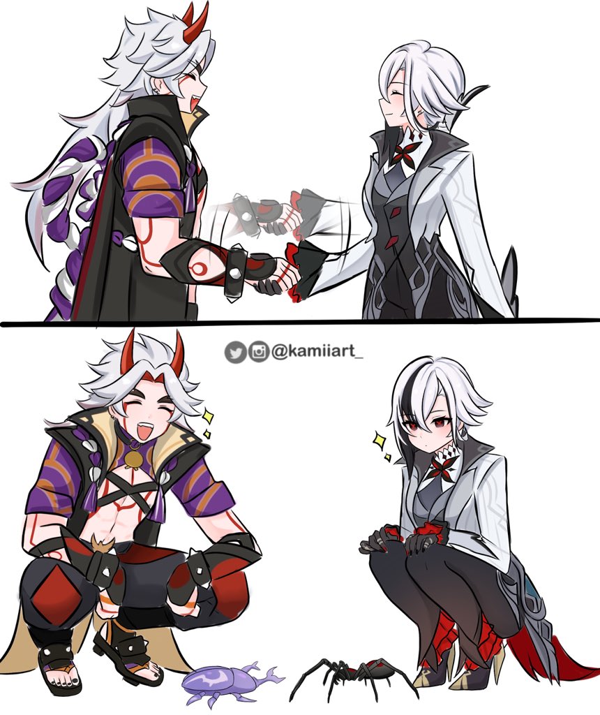 If Arataki Itto and Arlecchino agree with the battle of insects in the ...