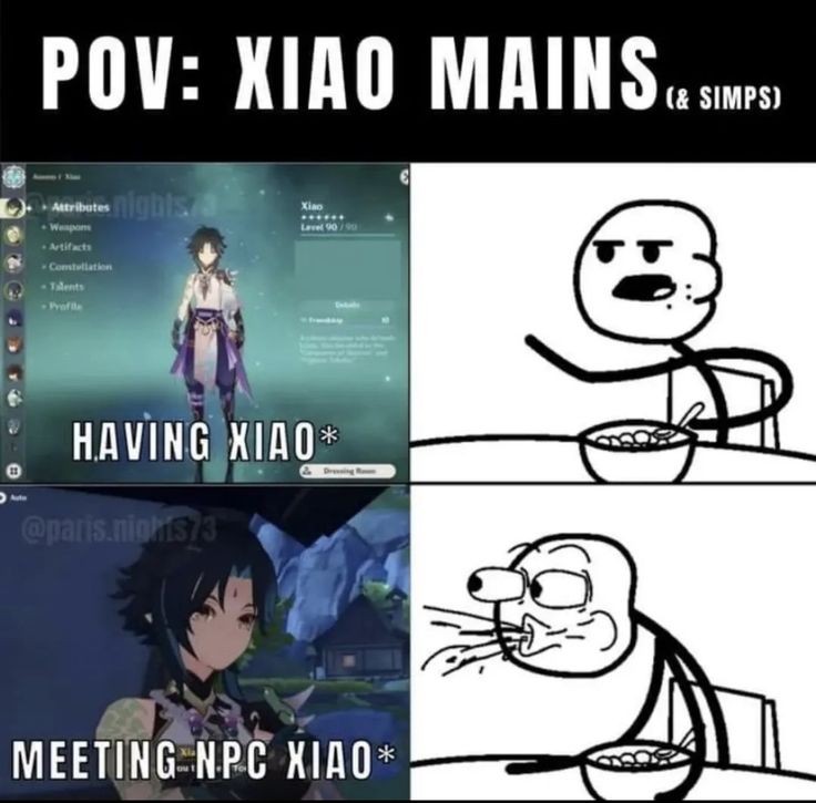 xiao memes Genshin Impact | HoYoLAB