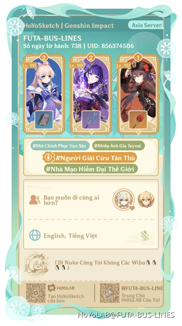 Profile Genshin Impact | HoYoLAB