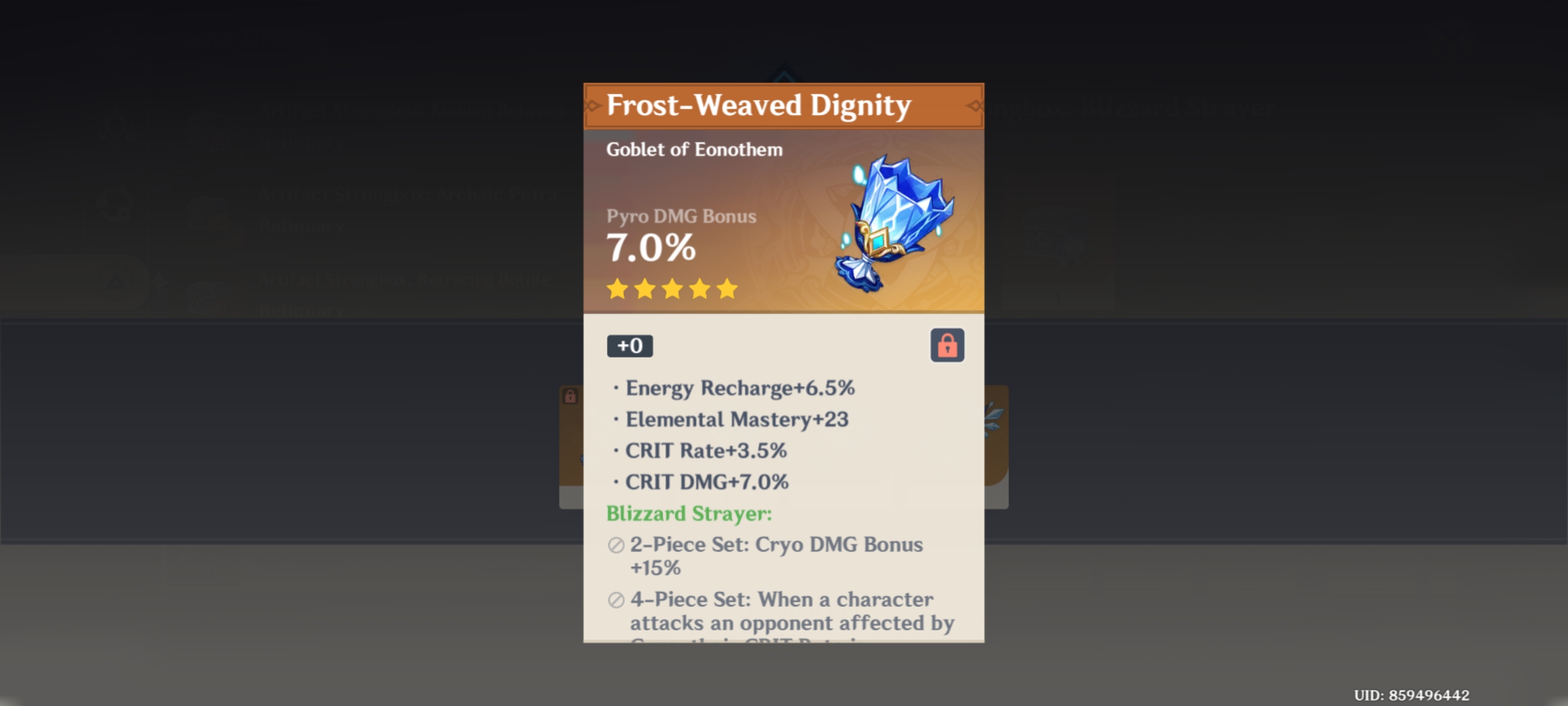 Strongbox artifact Genshin Impact | HoYoLAB