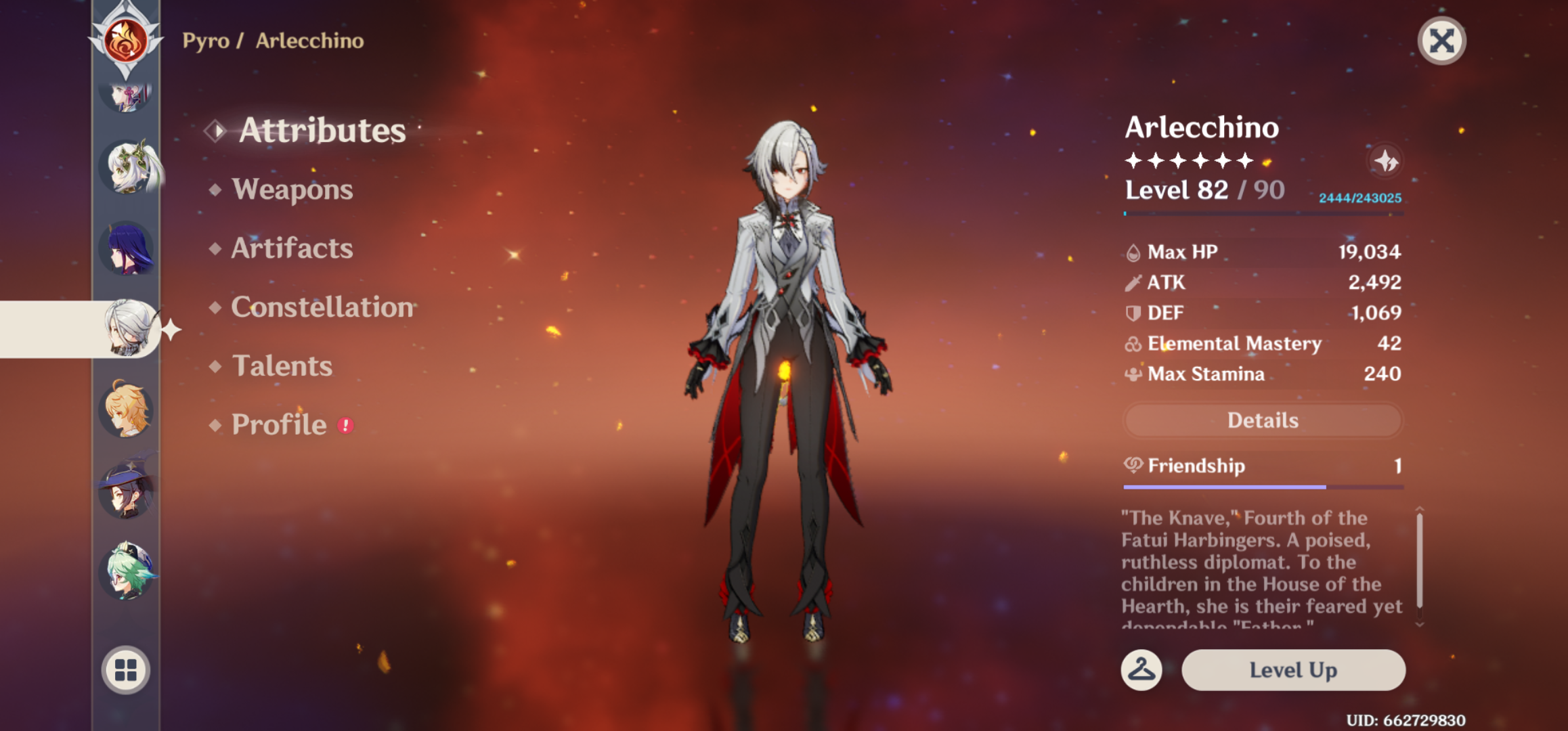 My Arlecchino build Genshin Impact | HoYoLAB