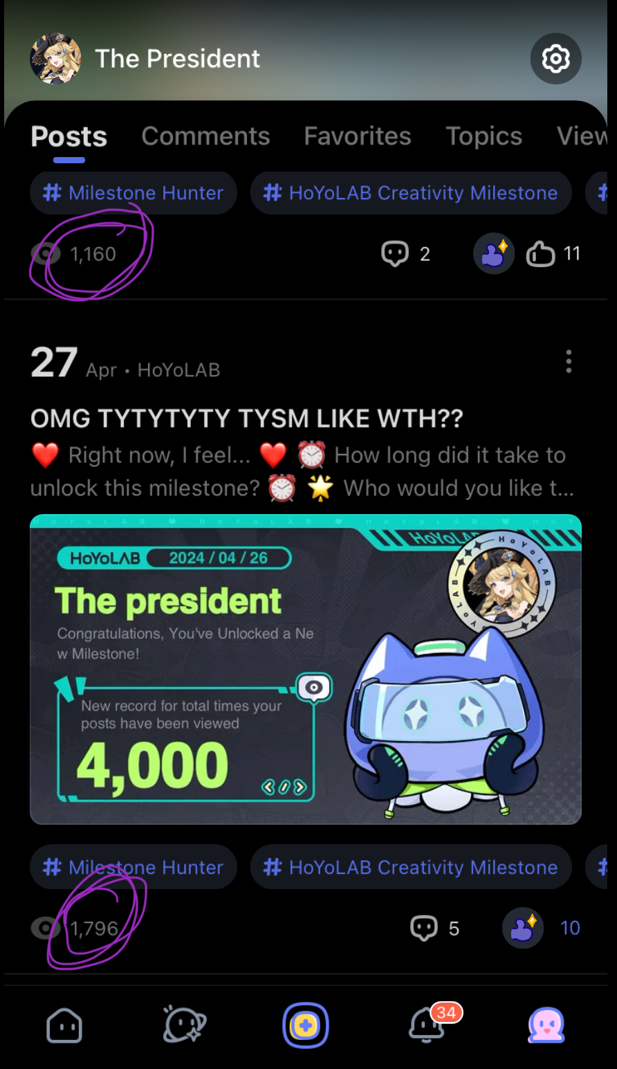 At this point I’m going to get famous tho I rarely even post Genshin ...