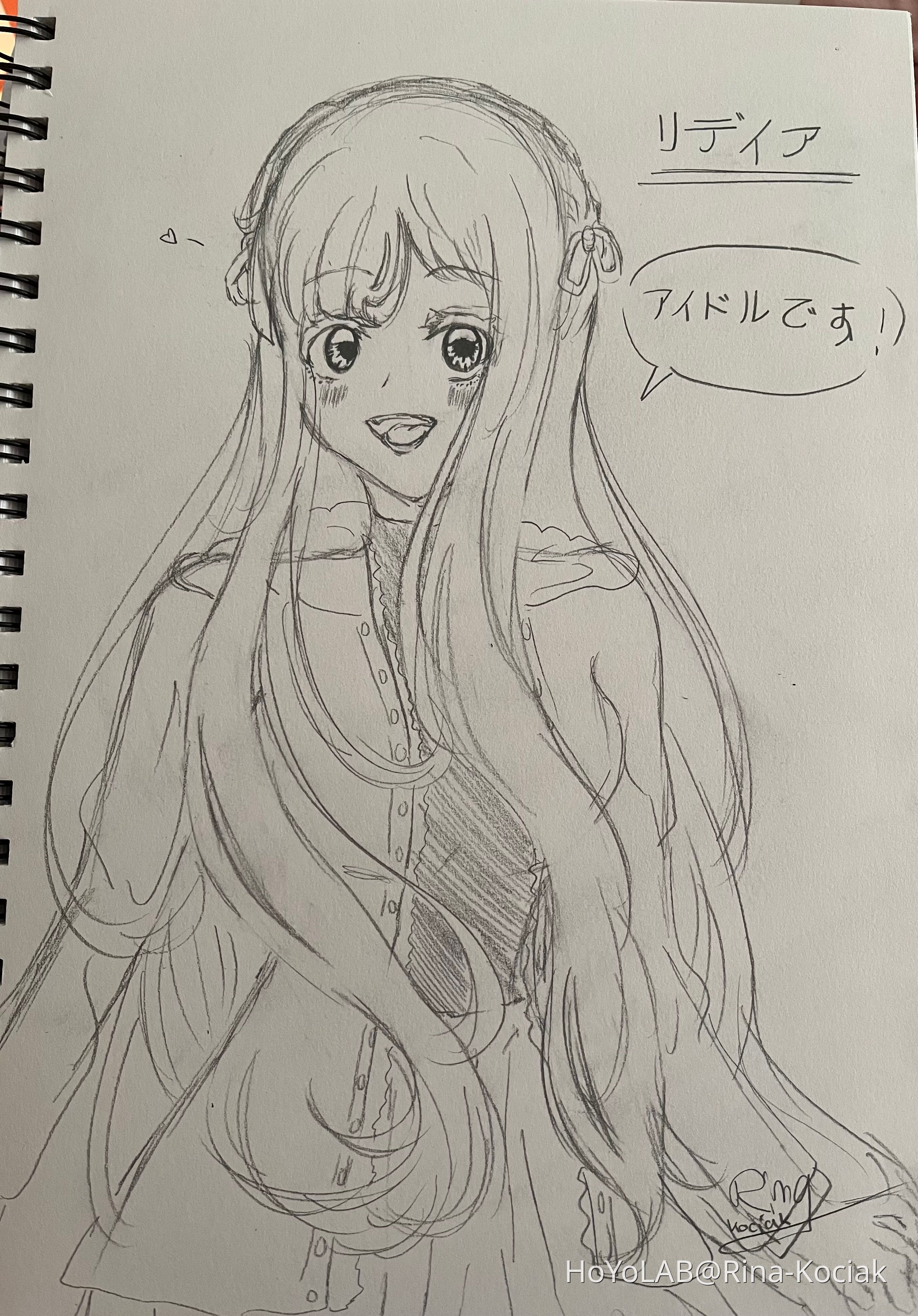 Lydia drawing | HoYoLAB