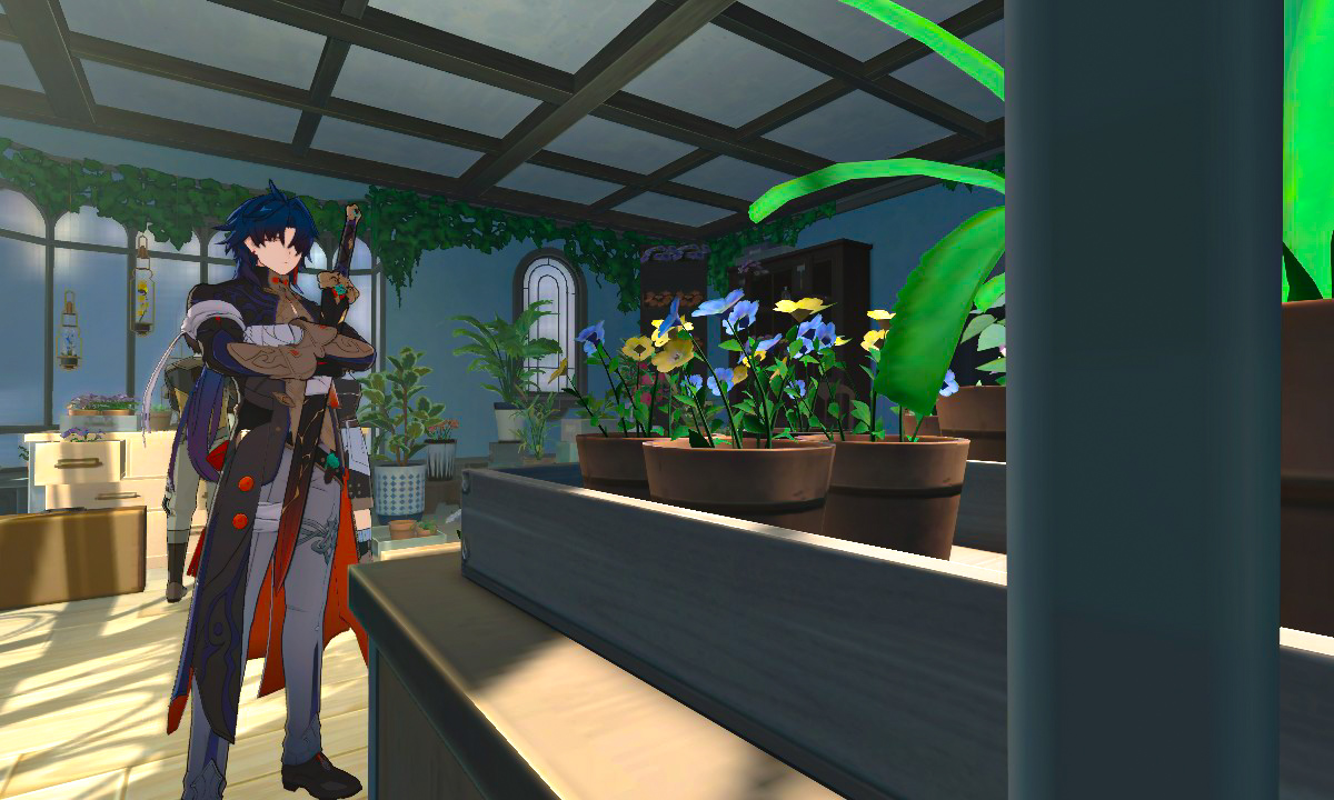 I got bored so here's Blade in a flower shop... Honkai: Star Rail | HoYoLAB