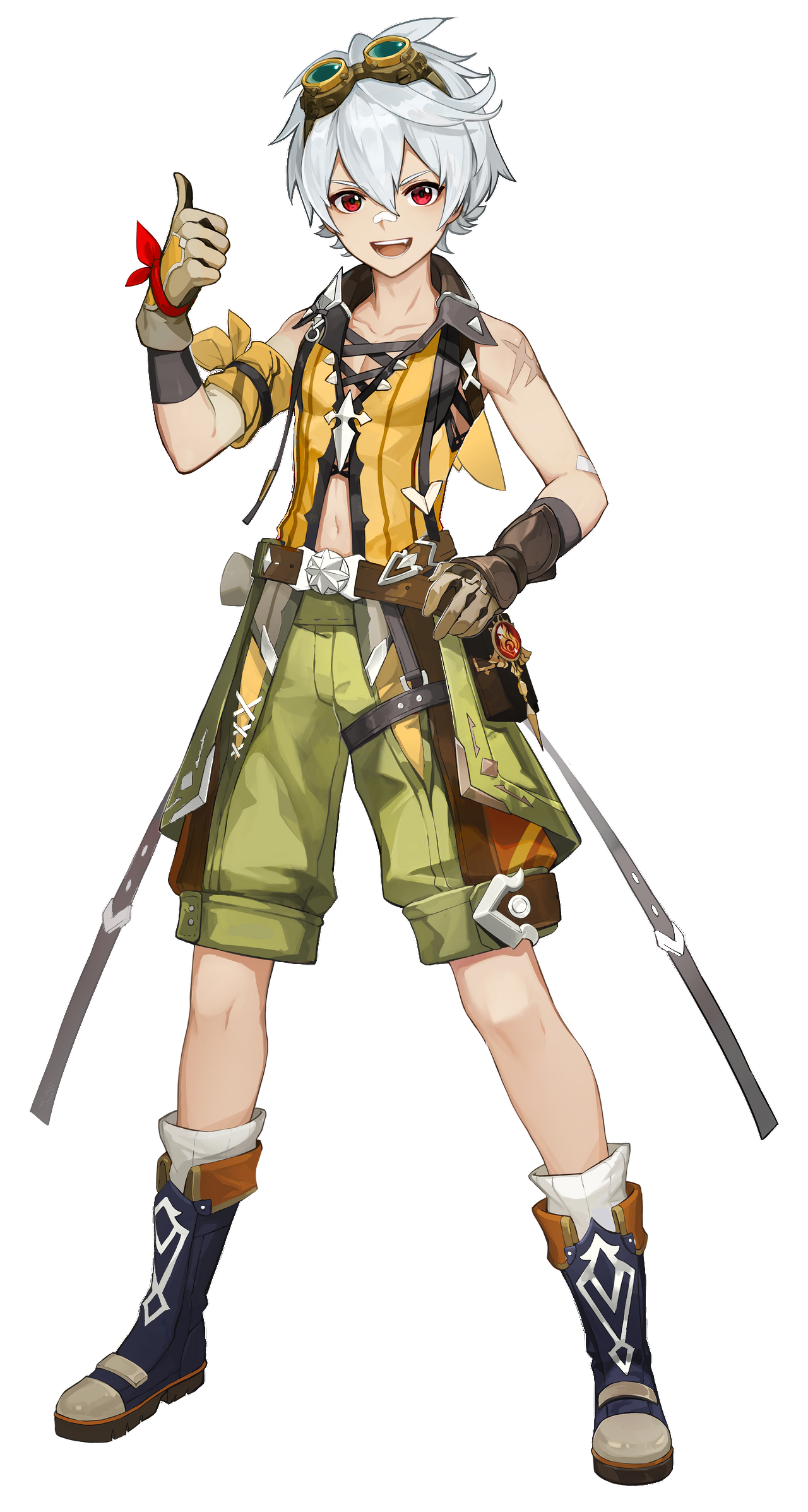 Bennett with Razor's palette Genshin Impact | HoYoLAB