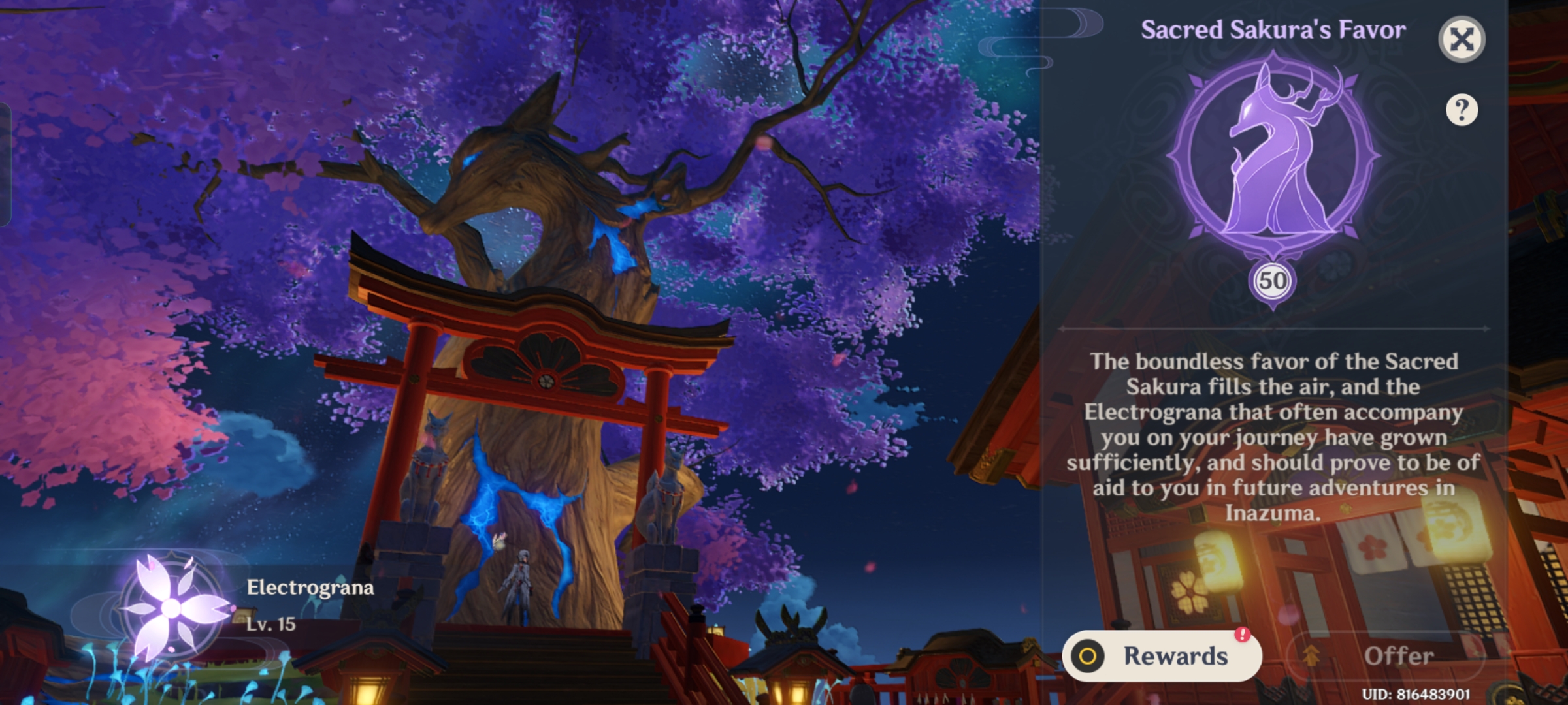 Sakura Tree max Genshin Impact | HoYoLAB