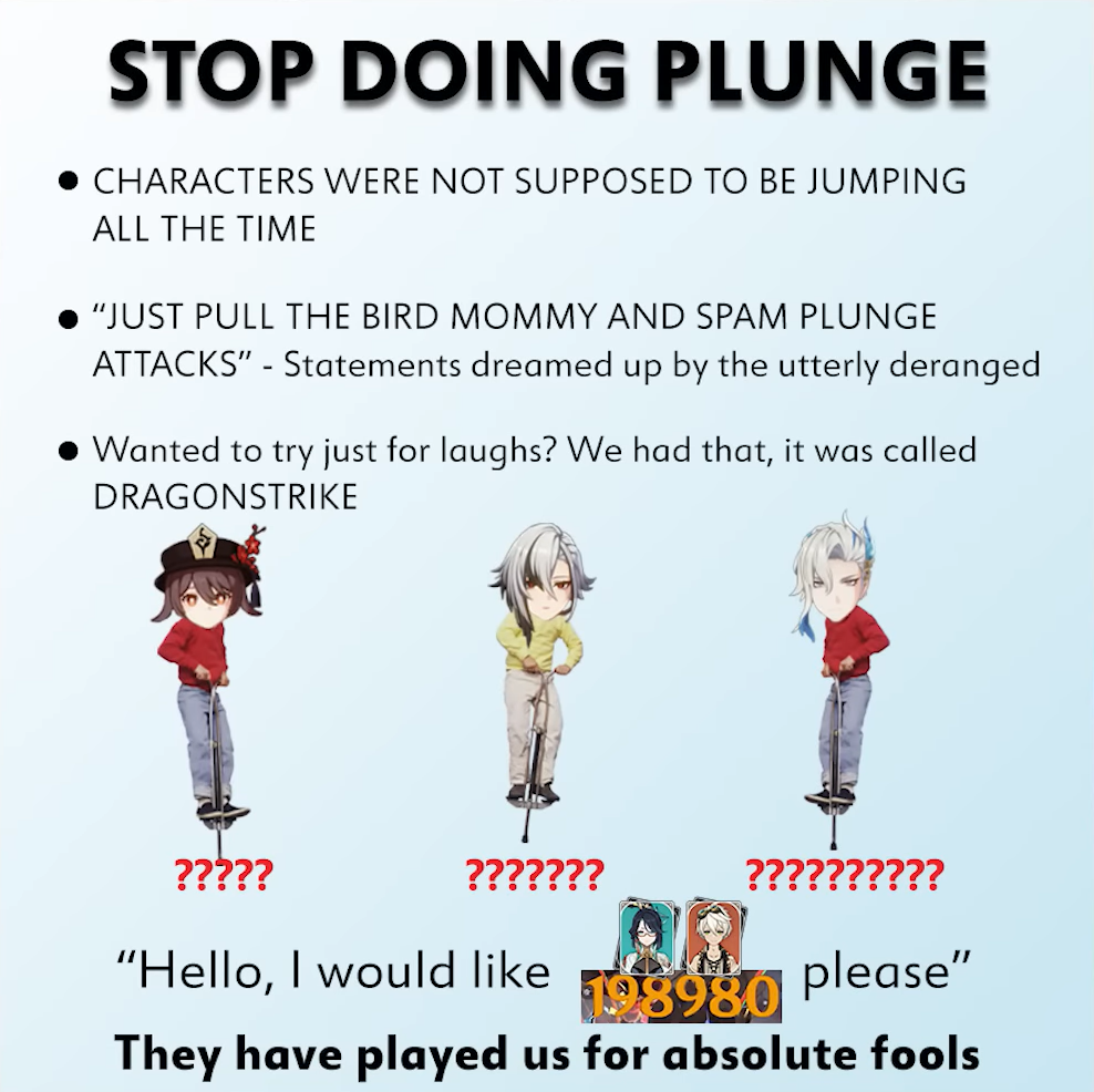 "Smettila di fare attacchi in picchiata!" Genshin Impact | HoYoLAB