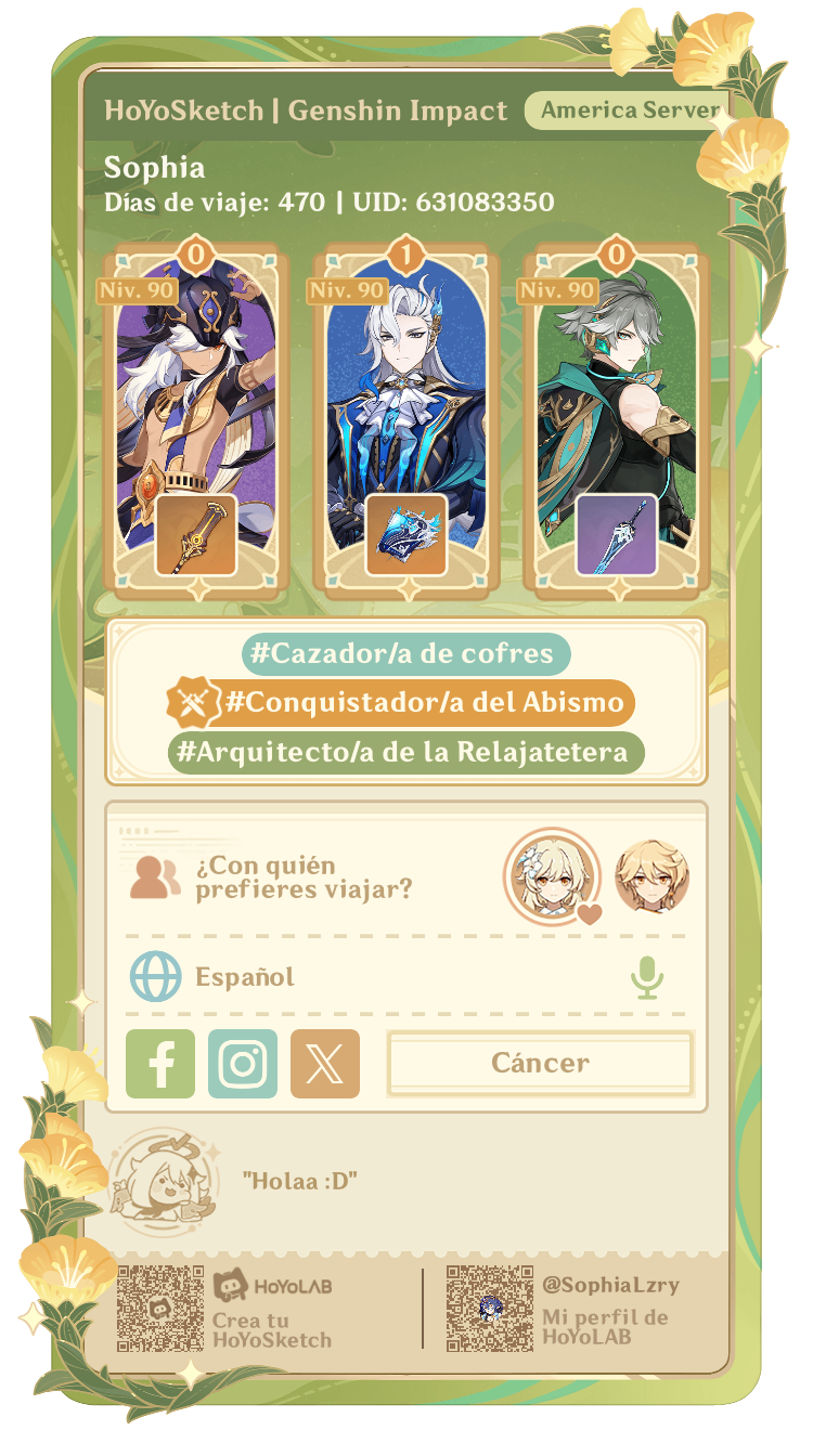 Holaaa Genshin Impact | HoYoLAB