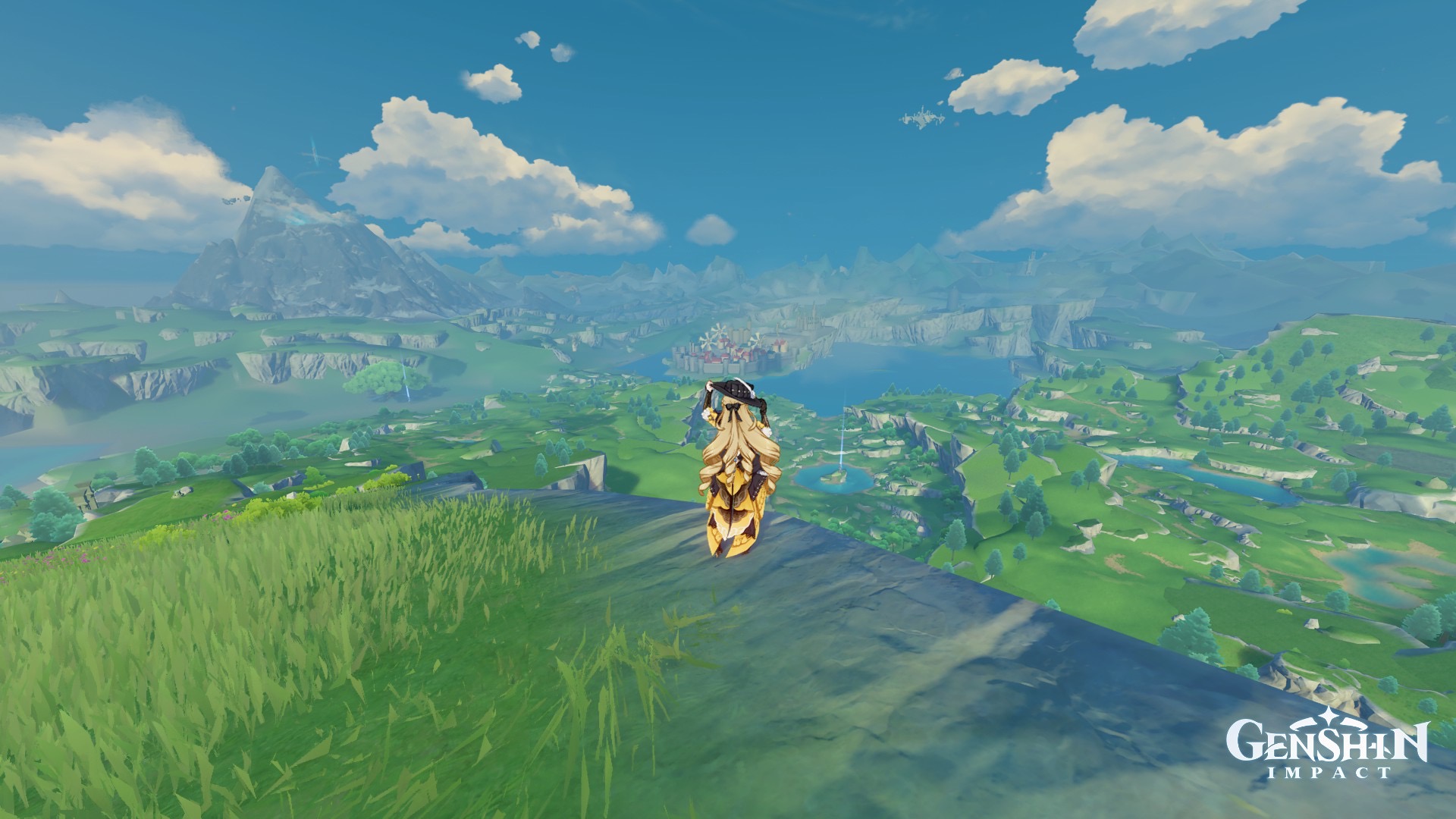 Navia a amazement form the view on starsnatch cliff Genshin Impact ...