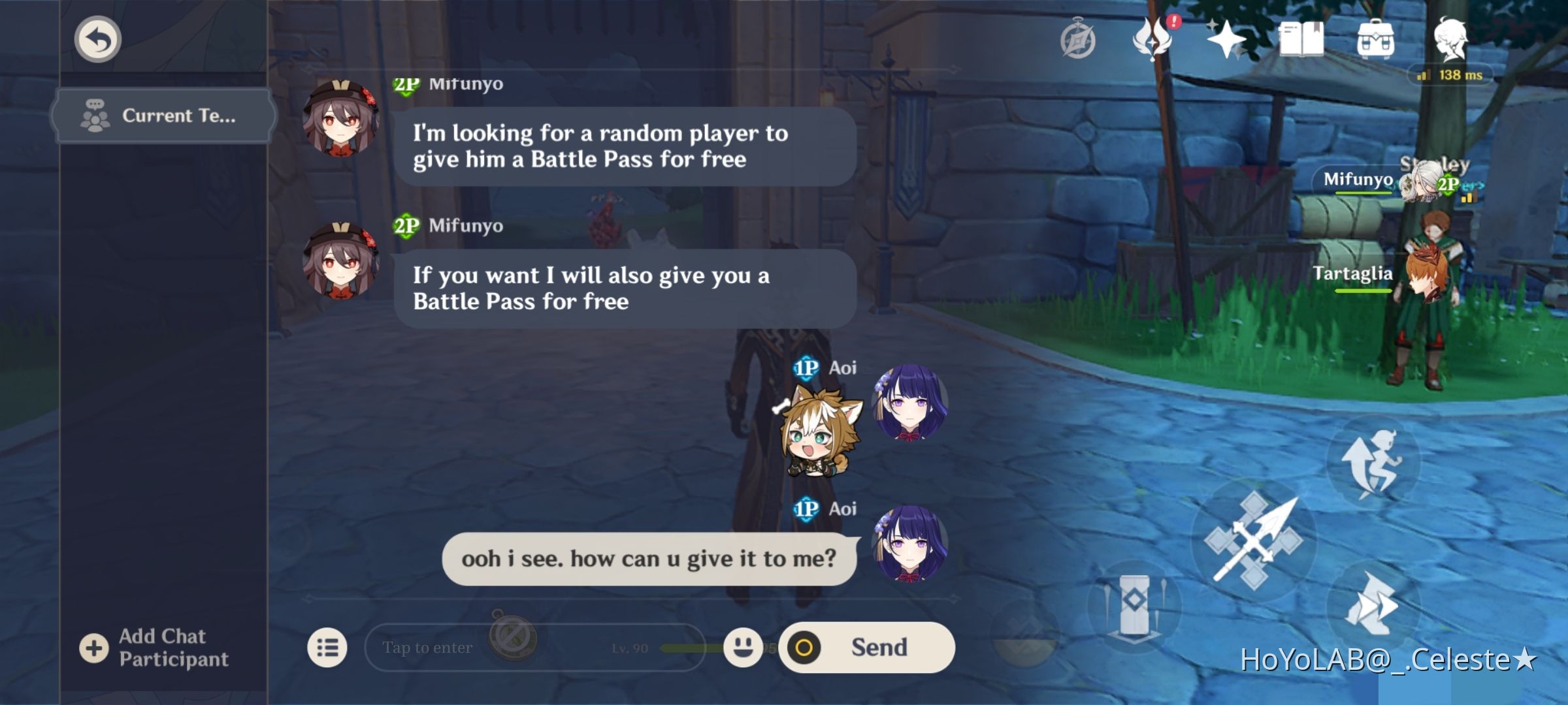 met a famous player Genshin Impact | HoYoLAB