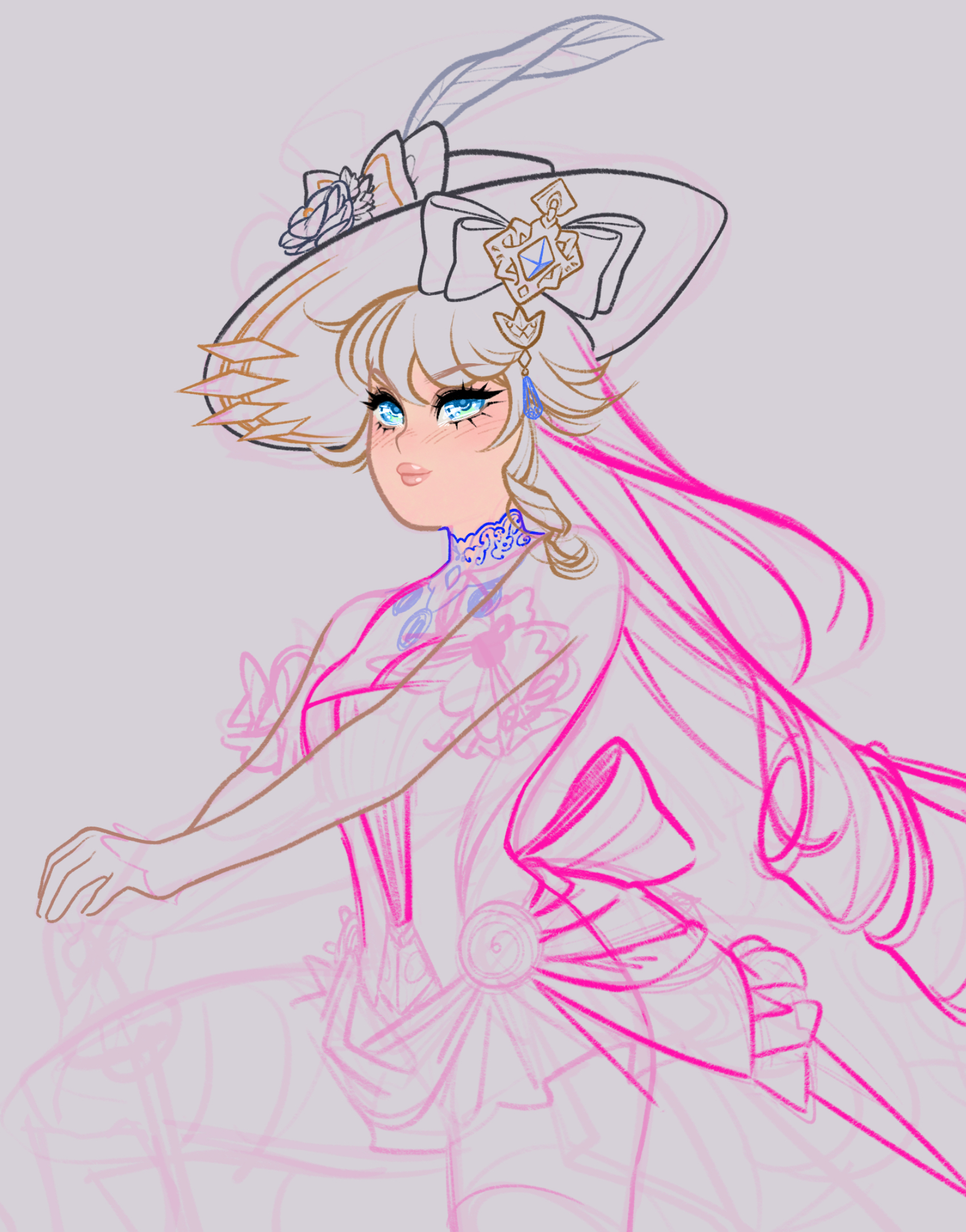 Navia fan art Genshin Impact | HoYoLAB