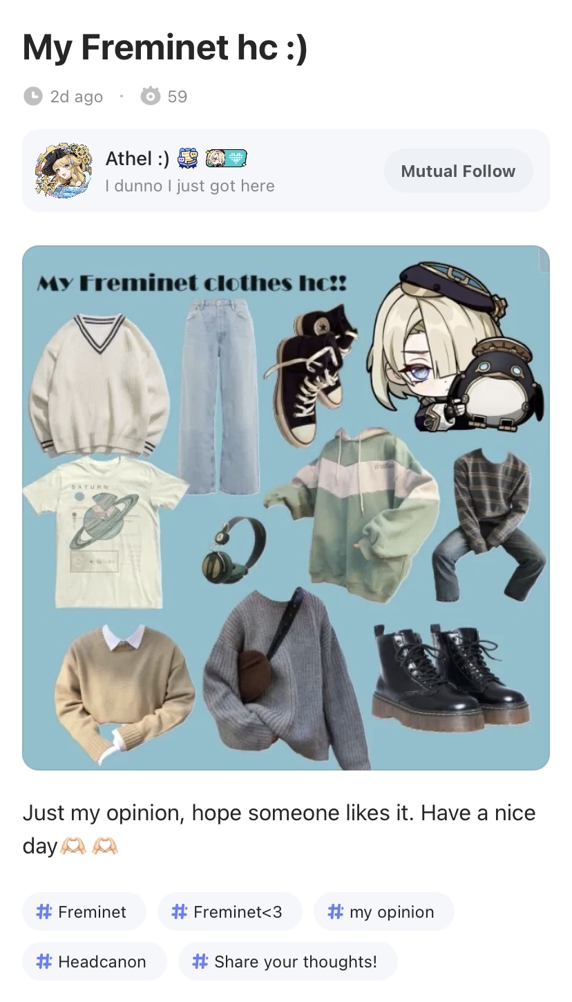 Freminet with modern clothes! (Inspiration from Athel :)) Genshin ...