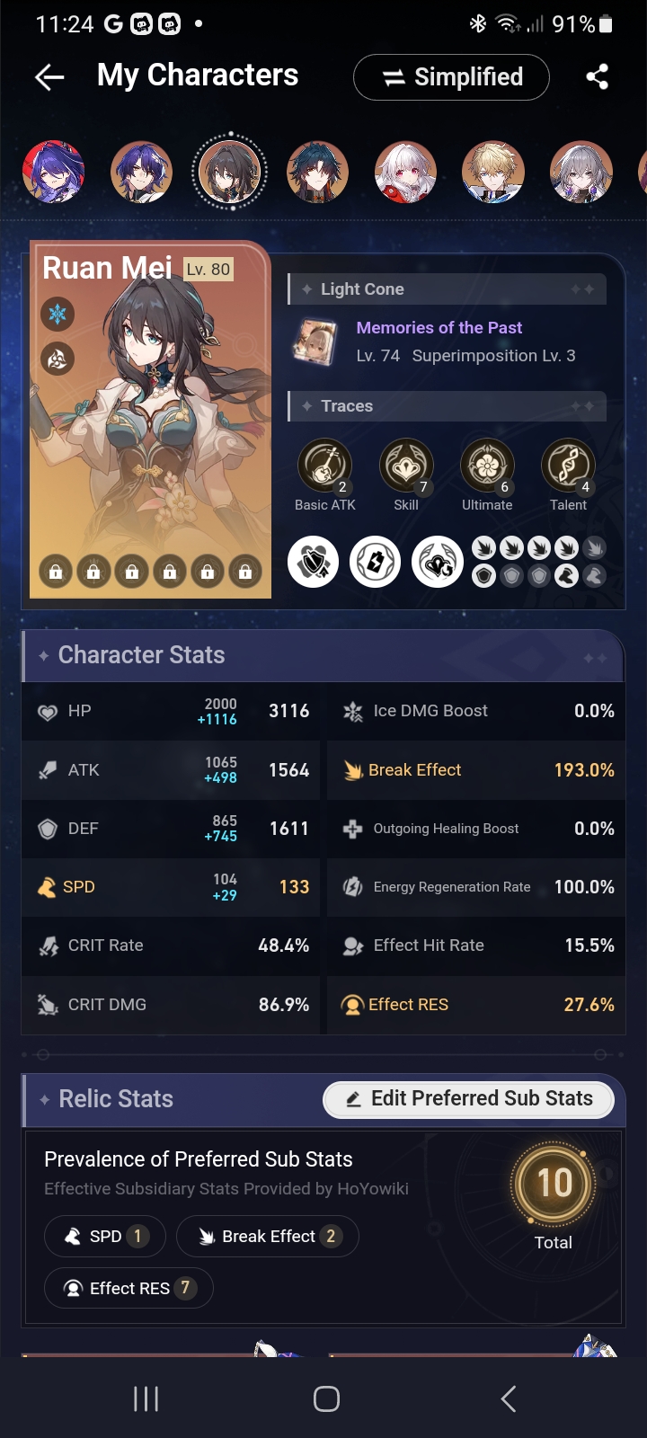 help me improve me Ruan Mei pls Honkai: Star Rail | HoYoLAB