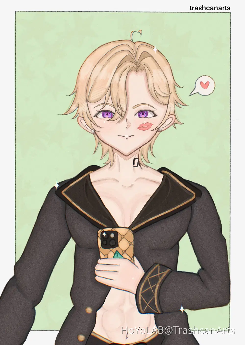 how to draw a kiss star