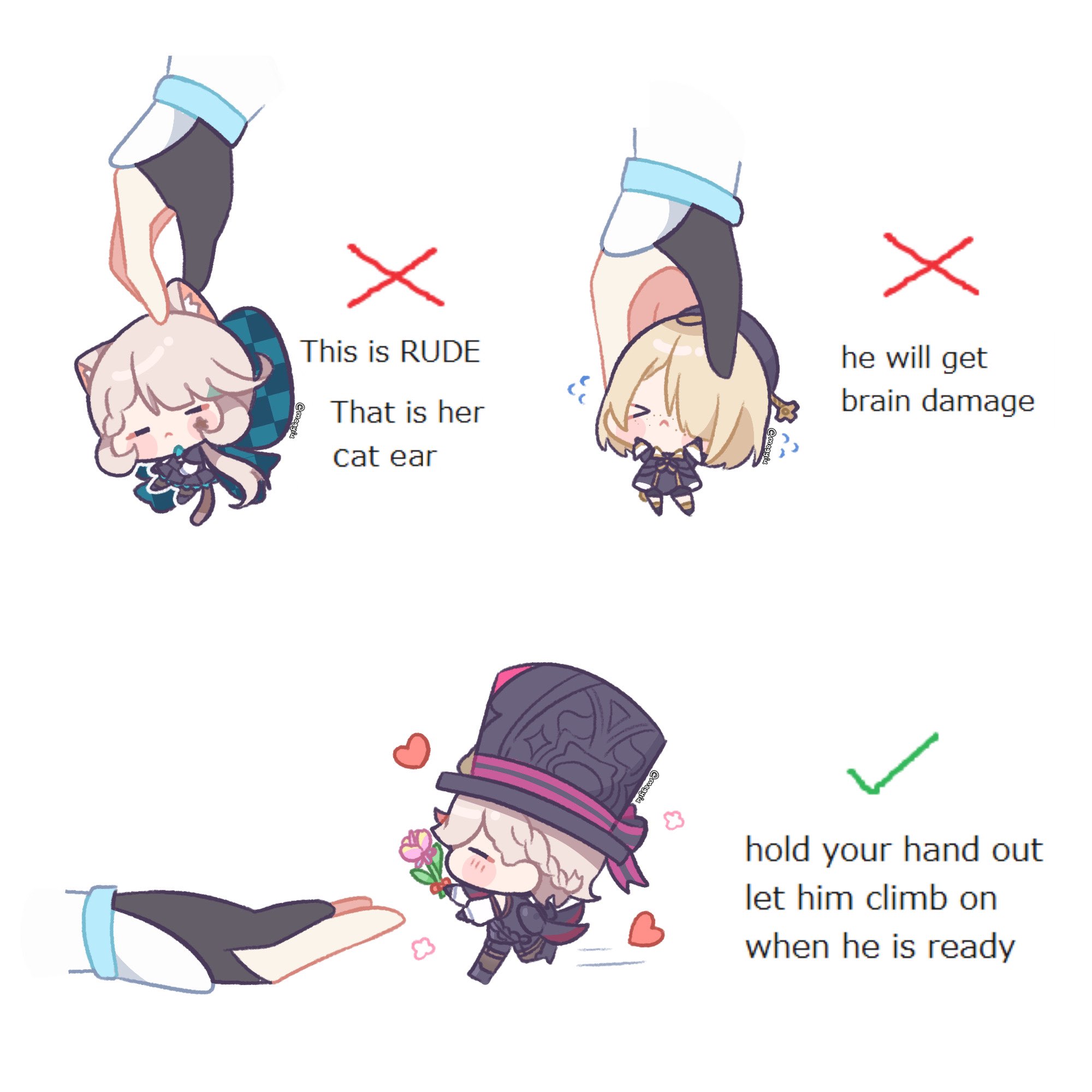 Freminet, Lynette, and Lyney meme Genshin Impact | HoYoLAB