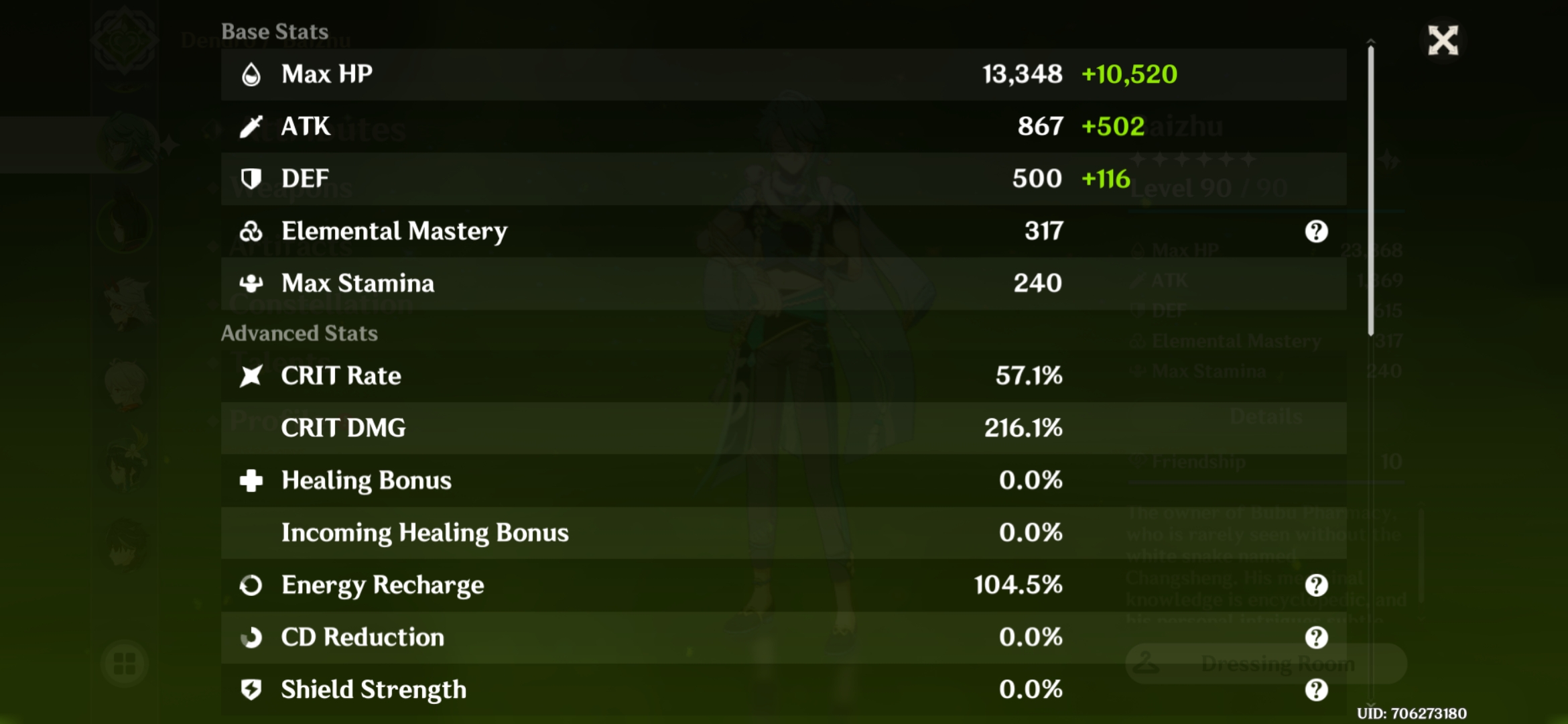 DPS Baizhu build Genshin Impact | HoYoLAB